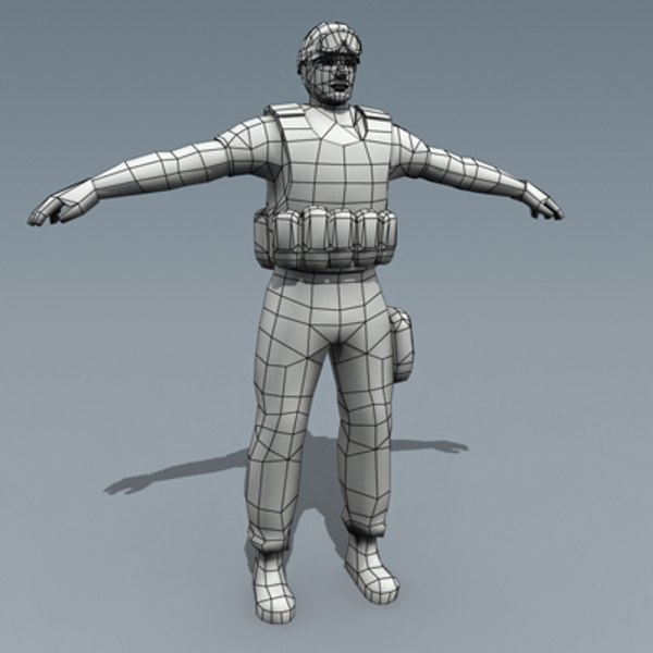 3d rigged character