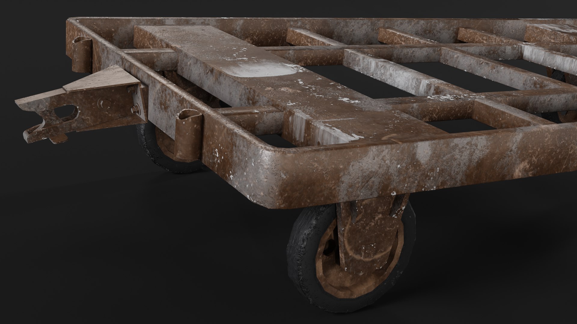 3D Industrial Cart model - TurboSquid 2072319