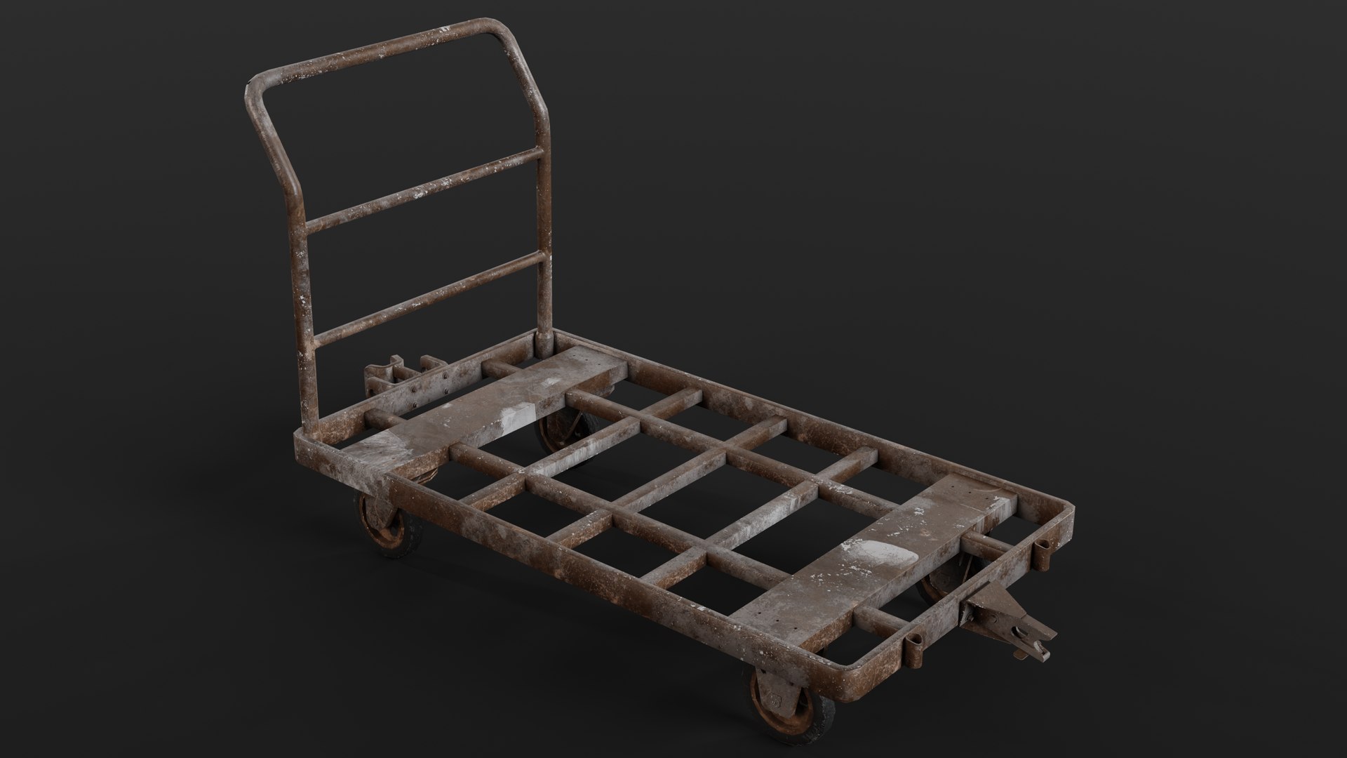 3D Industrial Cart model - TurboSquid 2072319
