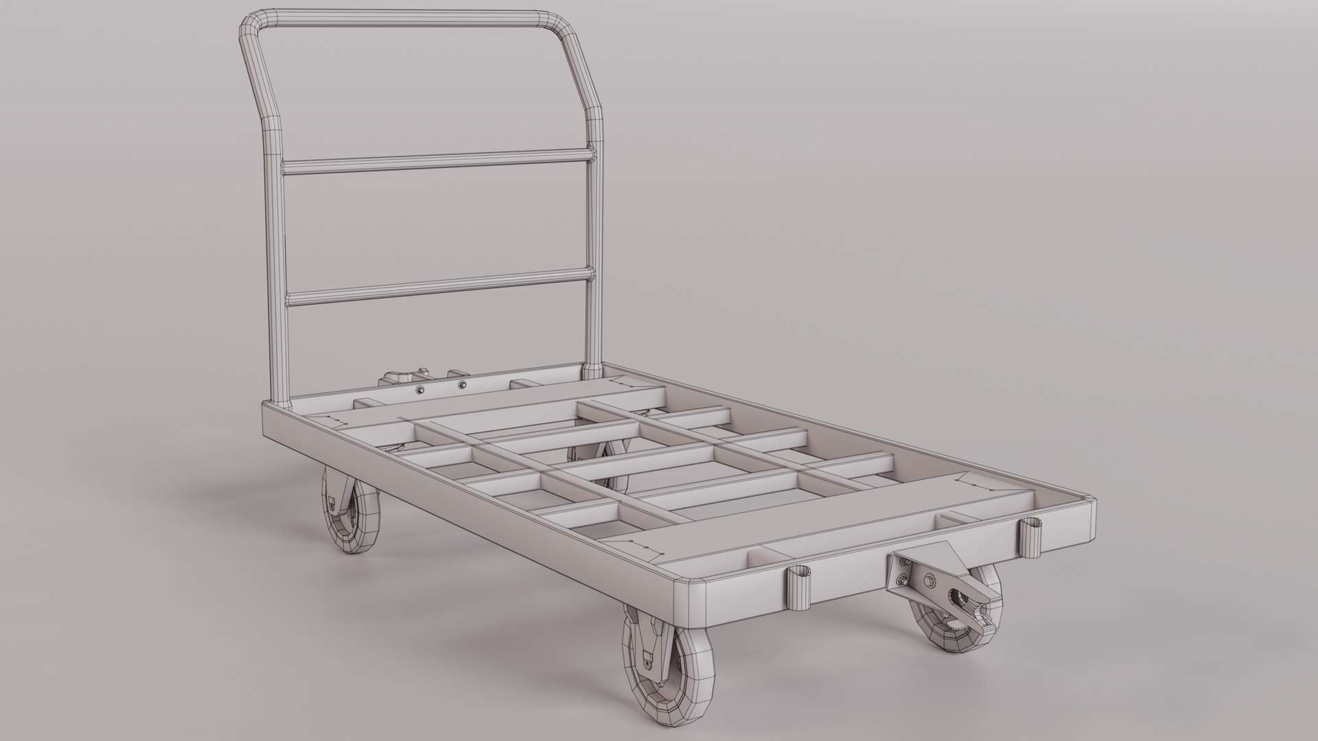 3D Industrial Cart model - TurboSquid 2072319