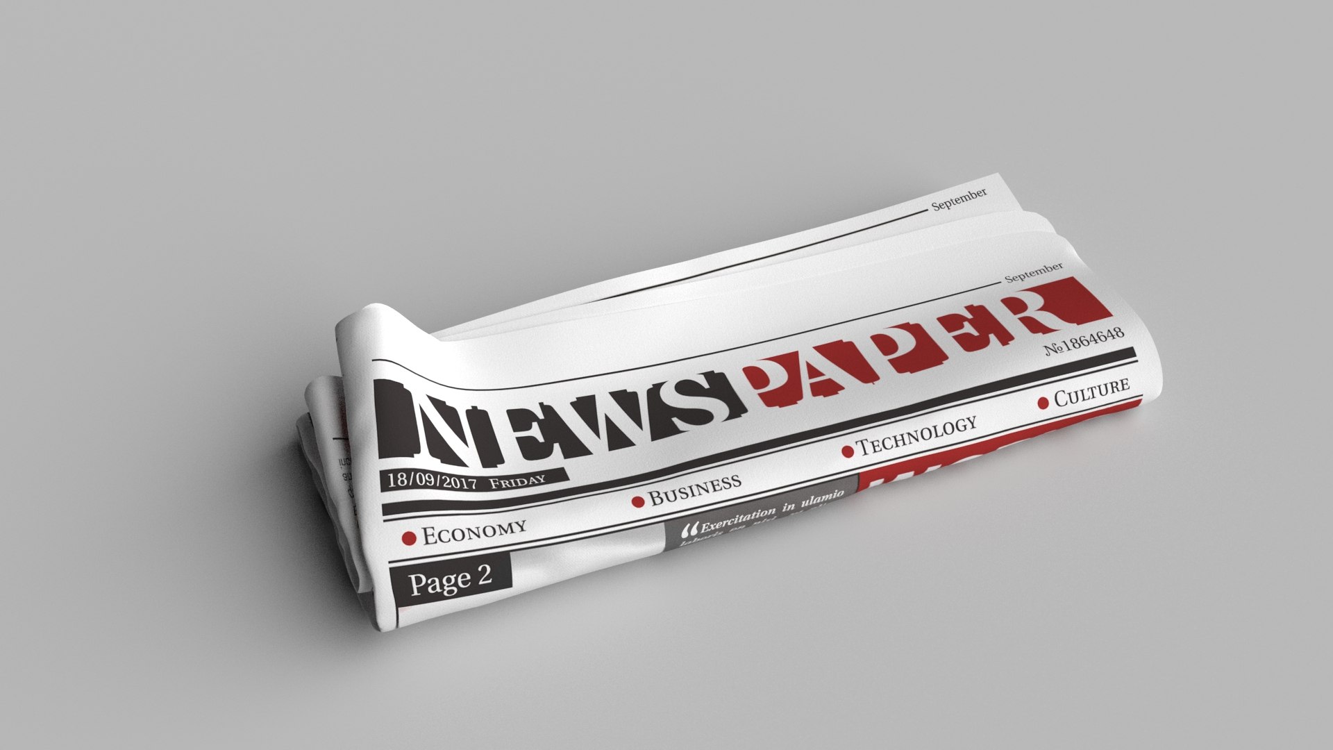 3D Model Newspaper Scenes - TurboSquid 1556187