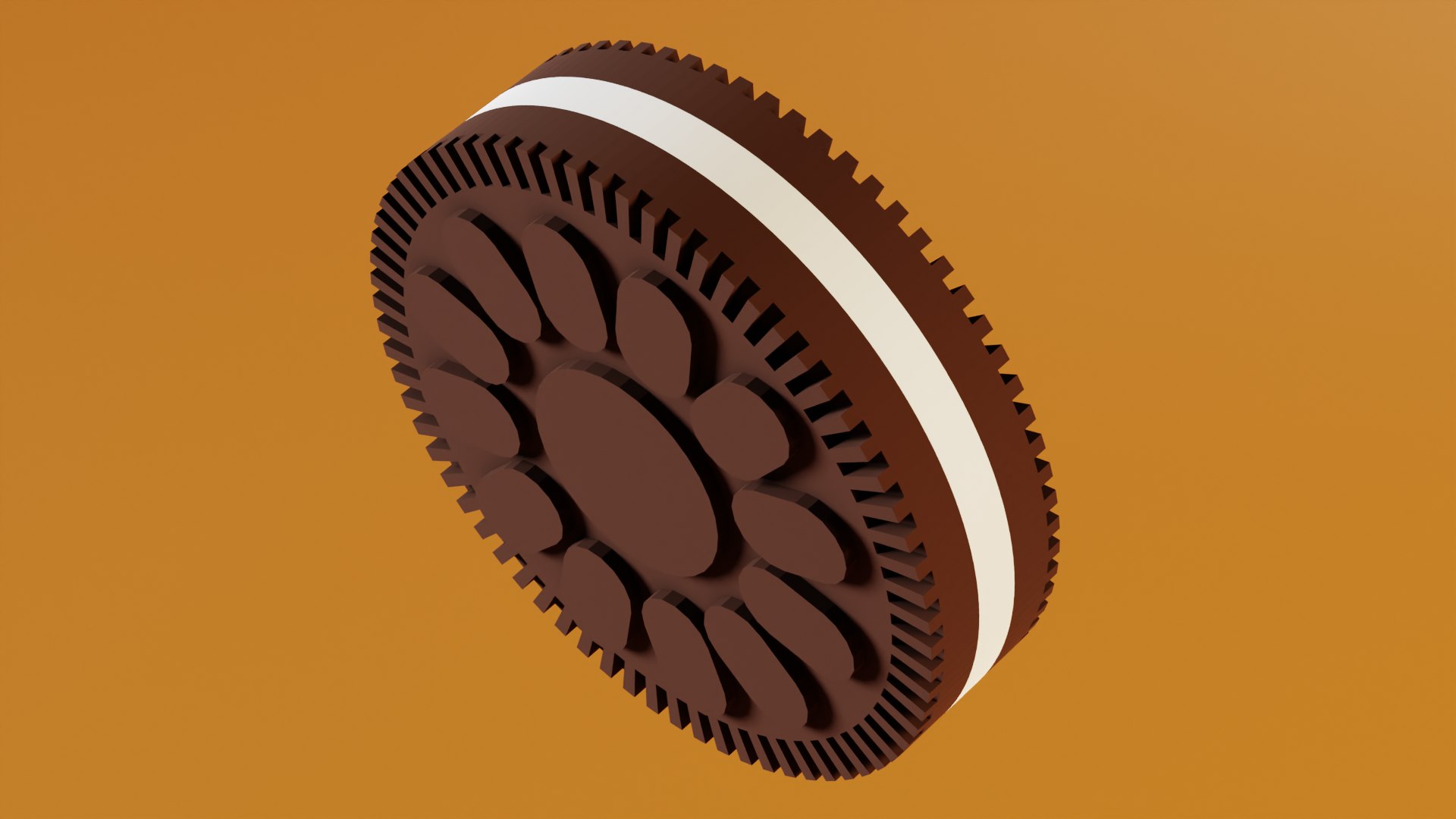 Oreo Style Cookie 3D Model - TurboSquid 1830224