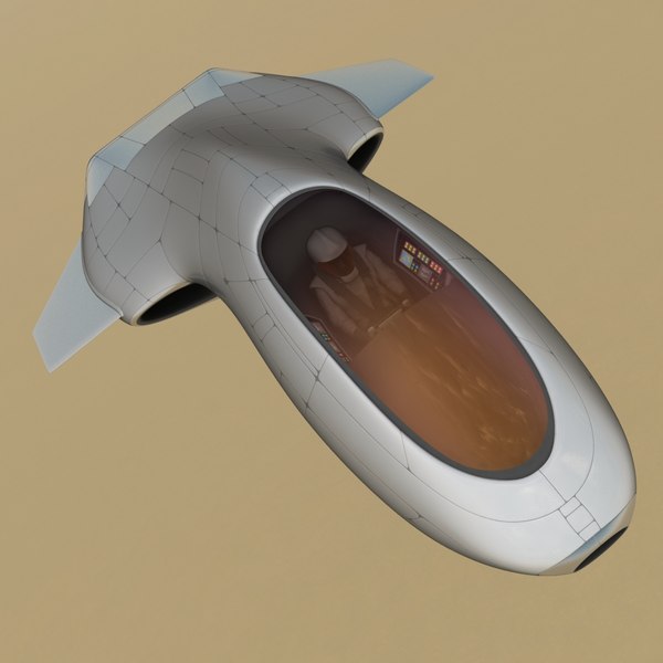 3d tomahawk hover vehicle car model