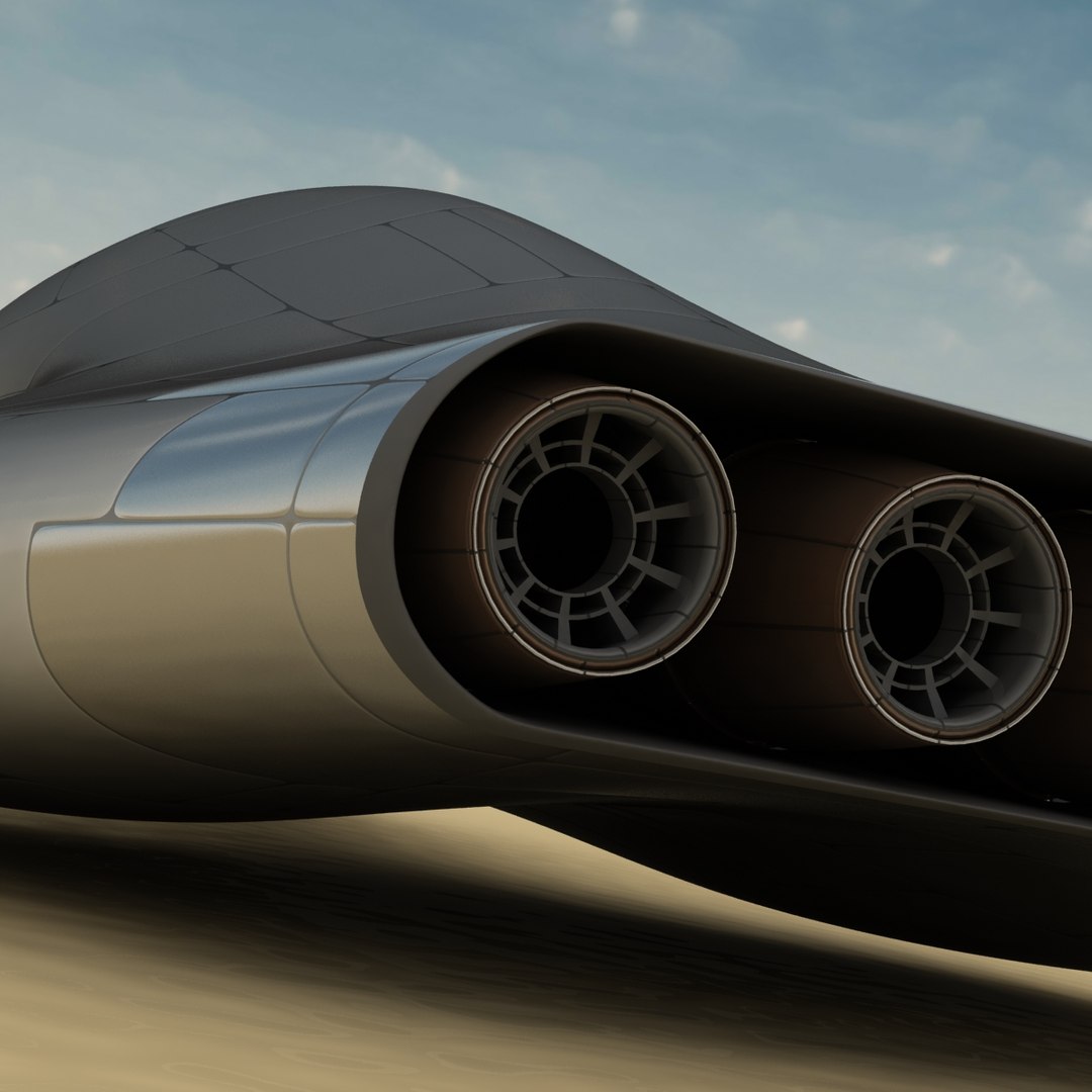 3d Tomahawk Hover Vehicle Car Model