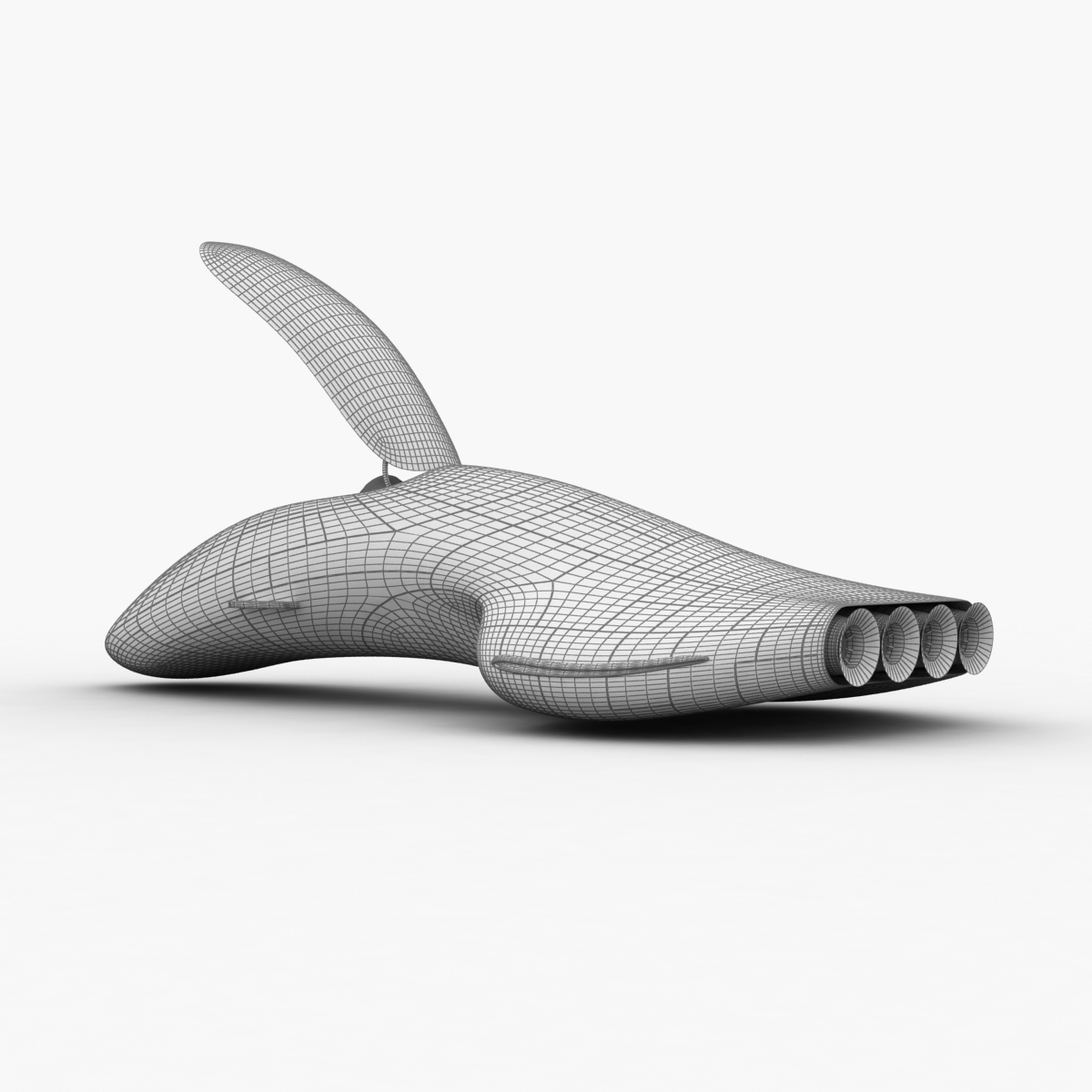 3d tomahawk hover vehicle car model