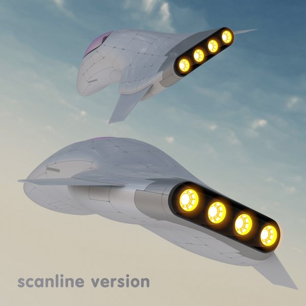 3d tomahawk hover vehicle car model