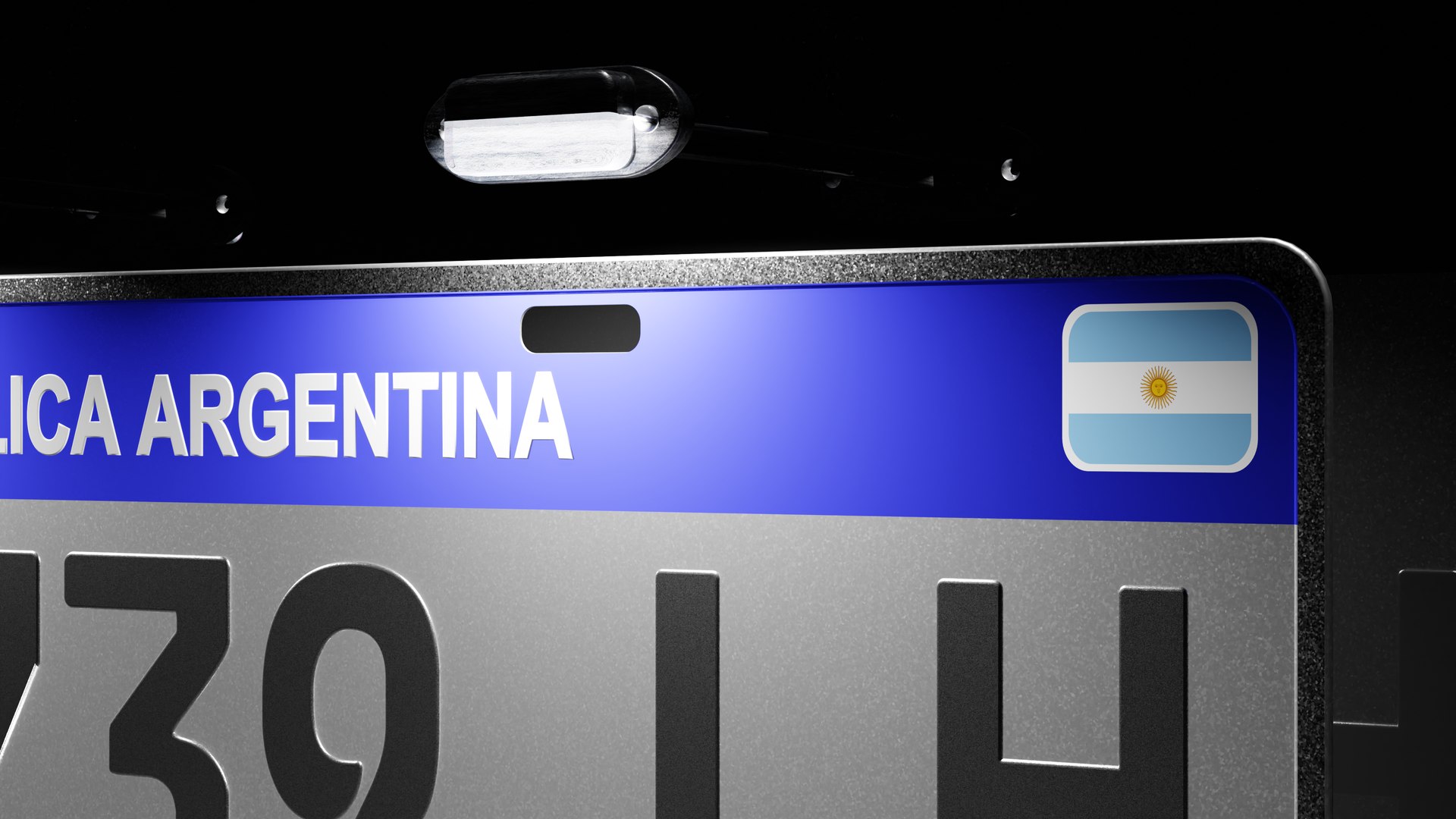 3D Argentine License Plate - TurboSquid 1948785