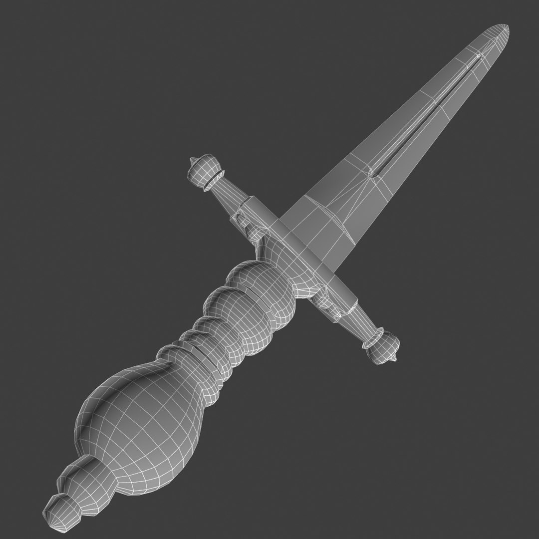 Scottish Dagger 3d Obj