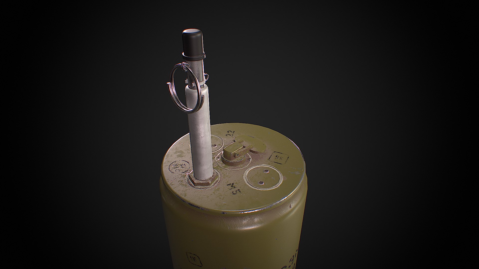 3D Anti-personnel Bouncing Mine OZM-72 Low-poly - TurboSquid 2231667