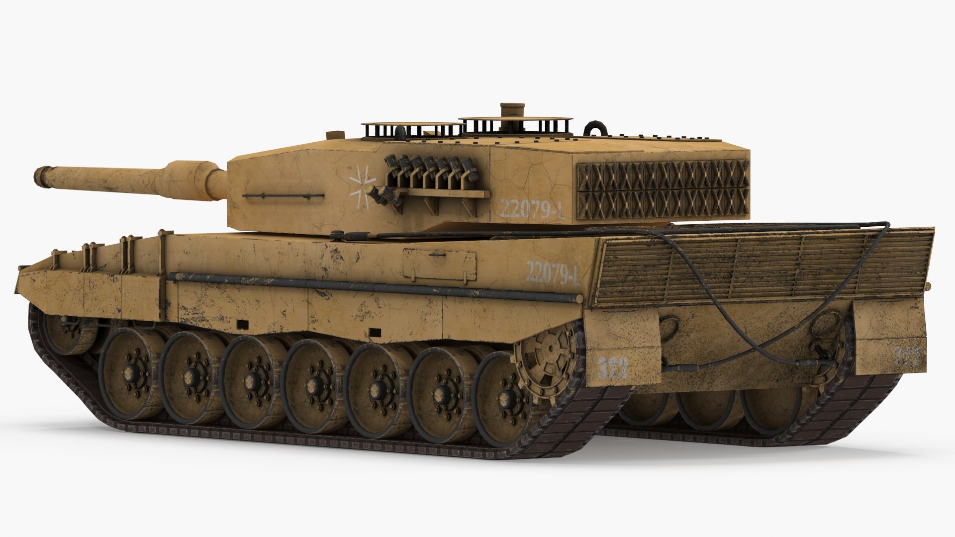 Tanks Leopard 2 3D Model - TurboSquid 1462712
