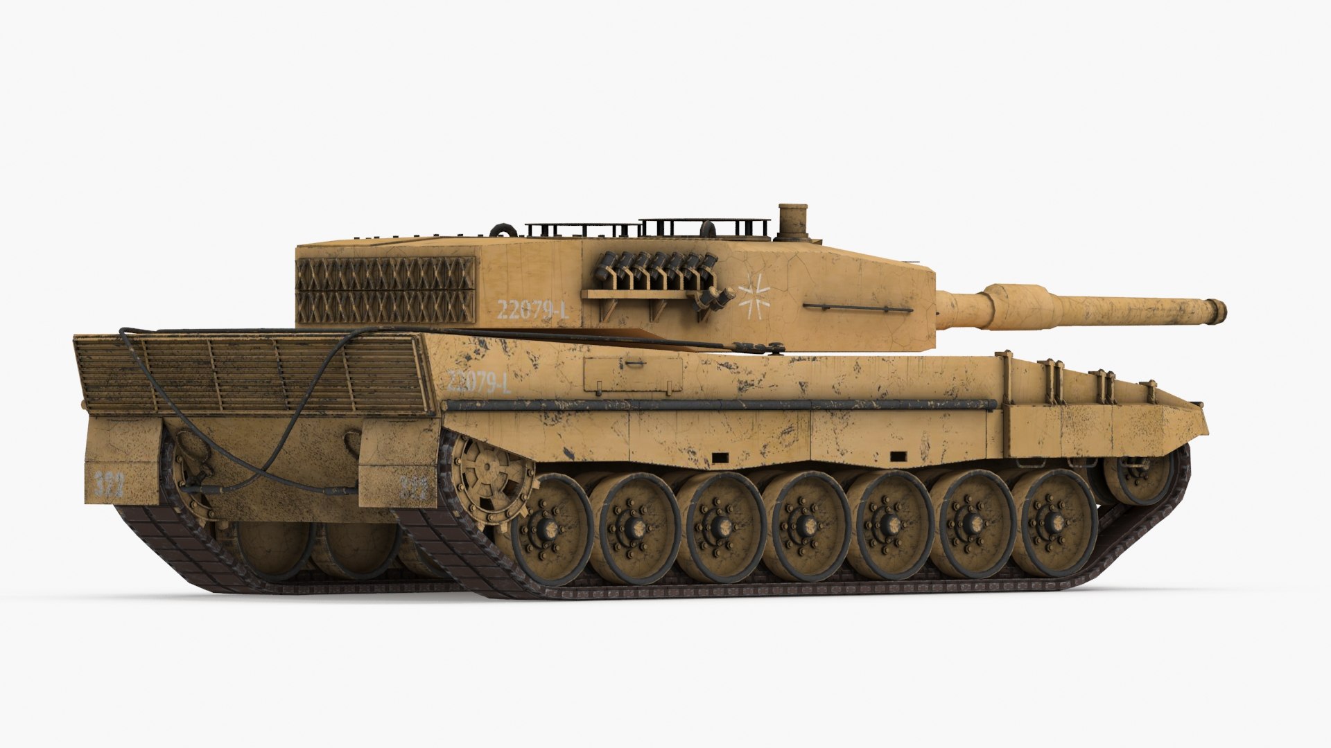 Tanks Leopard 2 3D Model - TurboSquid 1462712