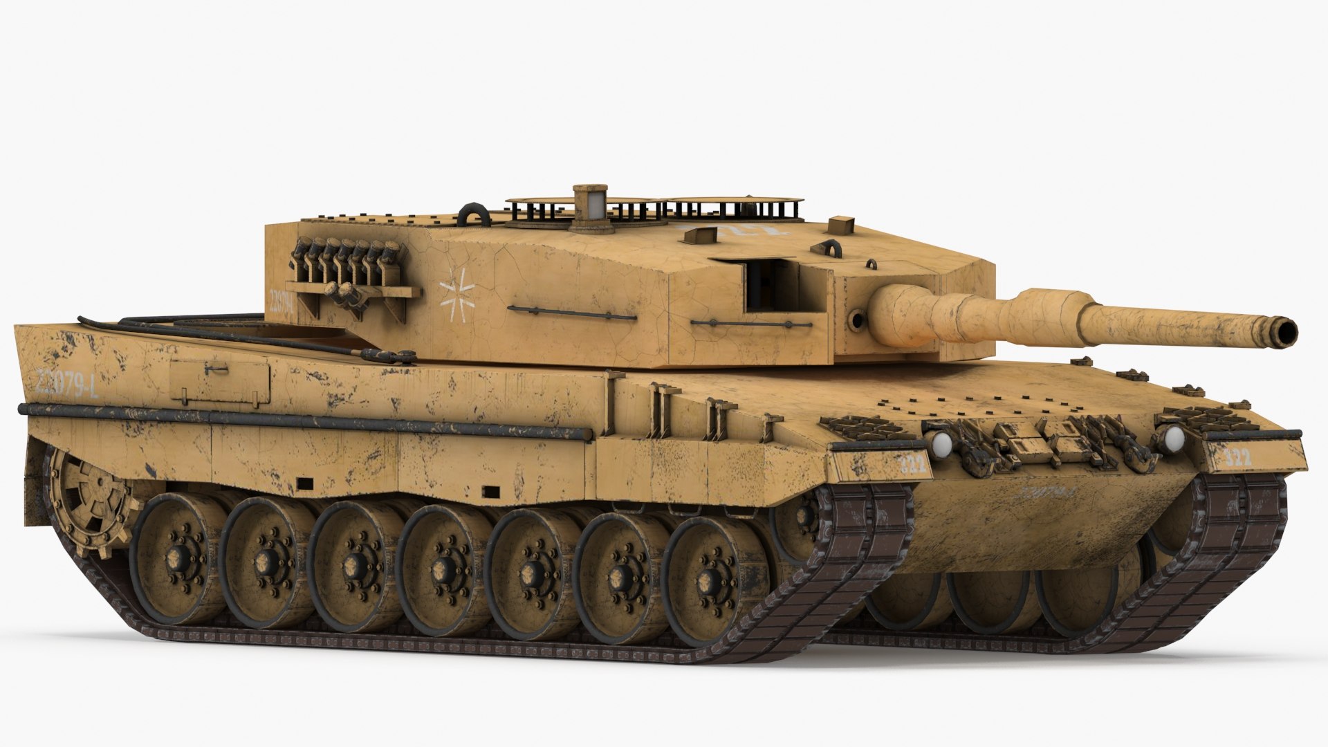 Tanks Leopard 2 3D Model - TurboSquid 1462712