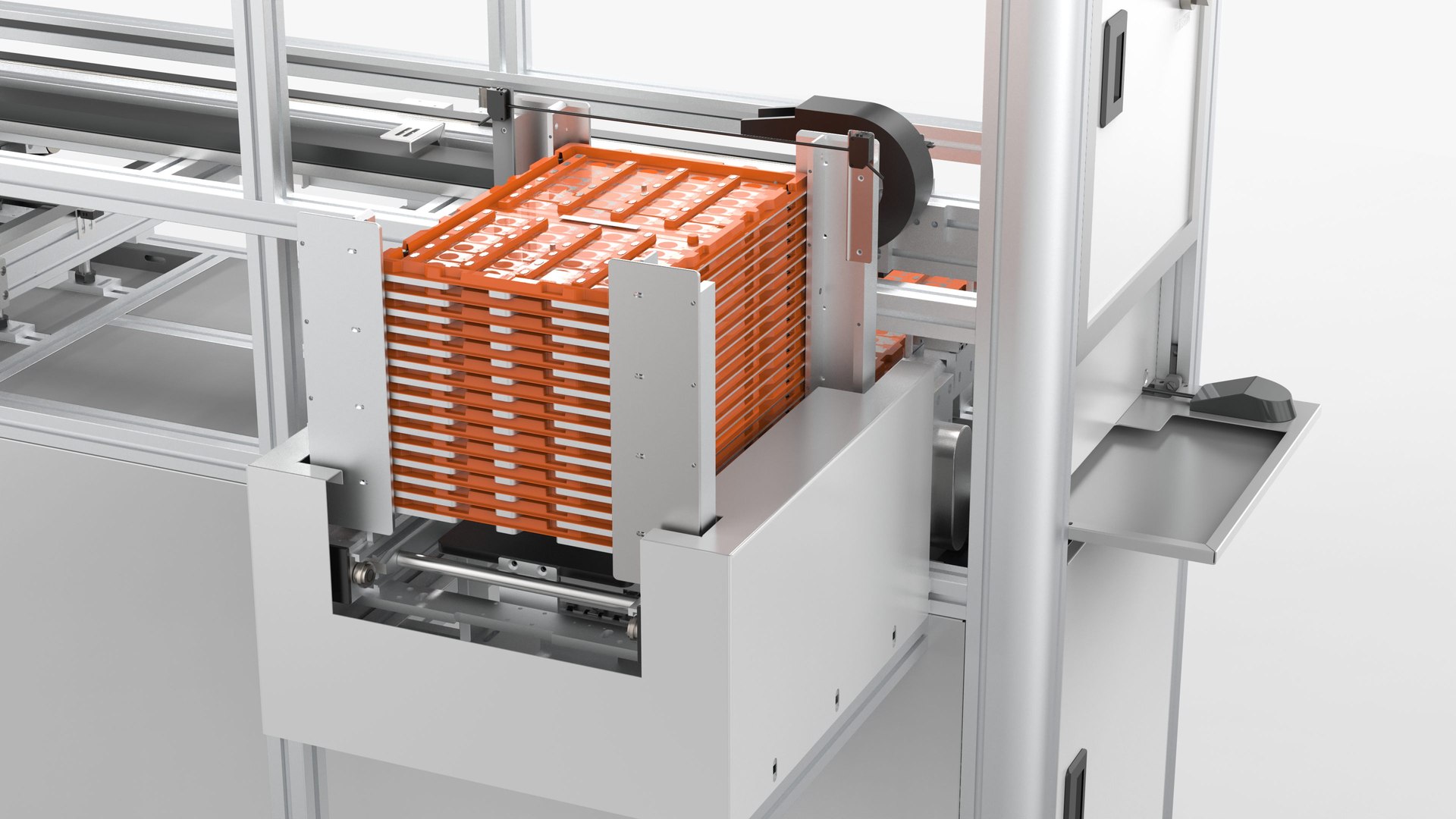 3D Automatic Tray Positioning And Recycling Machine - TurboSquid 2127941