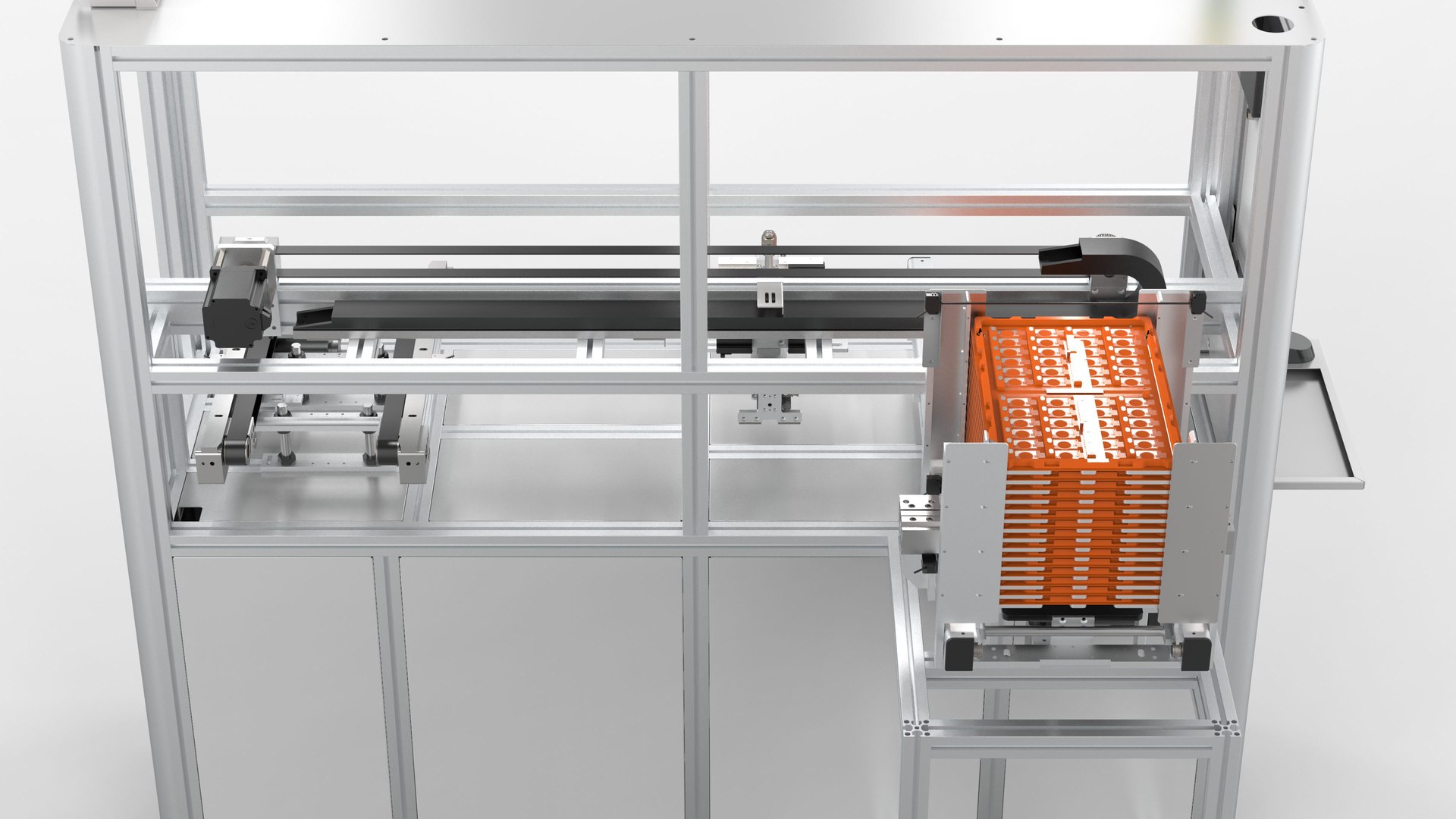 3D Automatic Tray Positioning And Recycling Machine - TurboSquid 2127941