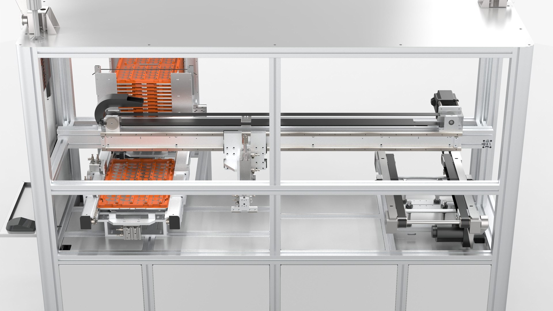 3D Automatic Tray Positioning And Recycling Machine - TurboSquid 2127941