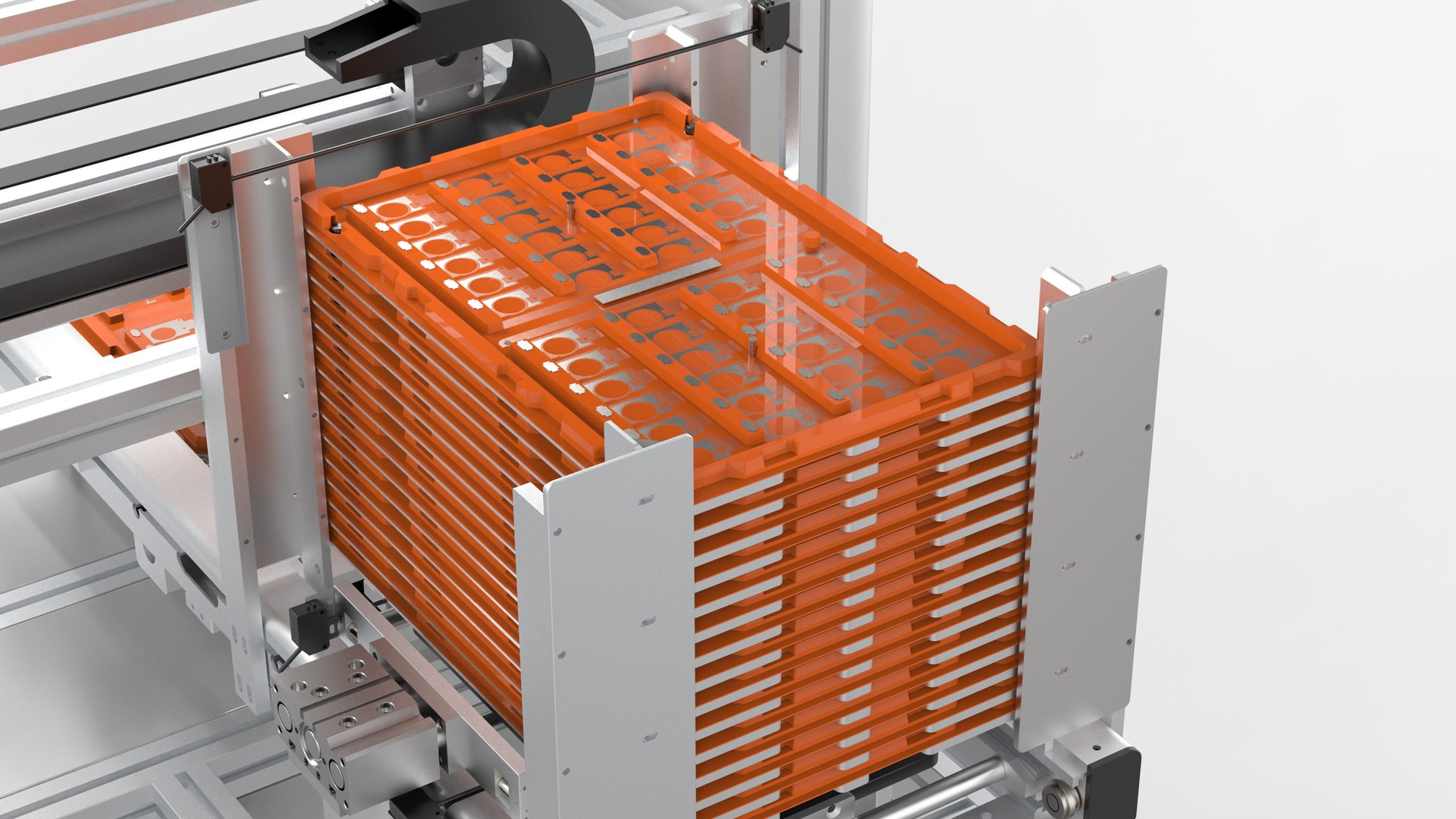 3D Automatic Tray Positioning And Recycling Machine - TurboSquid 2127941