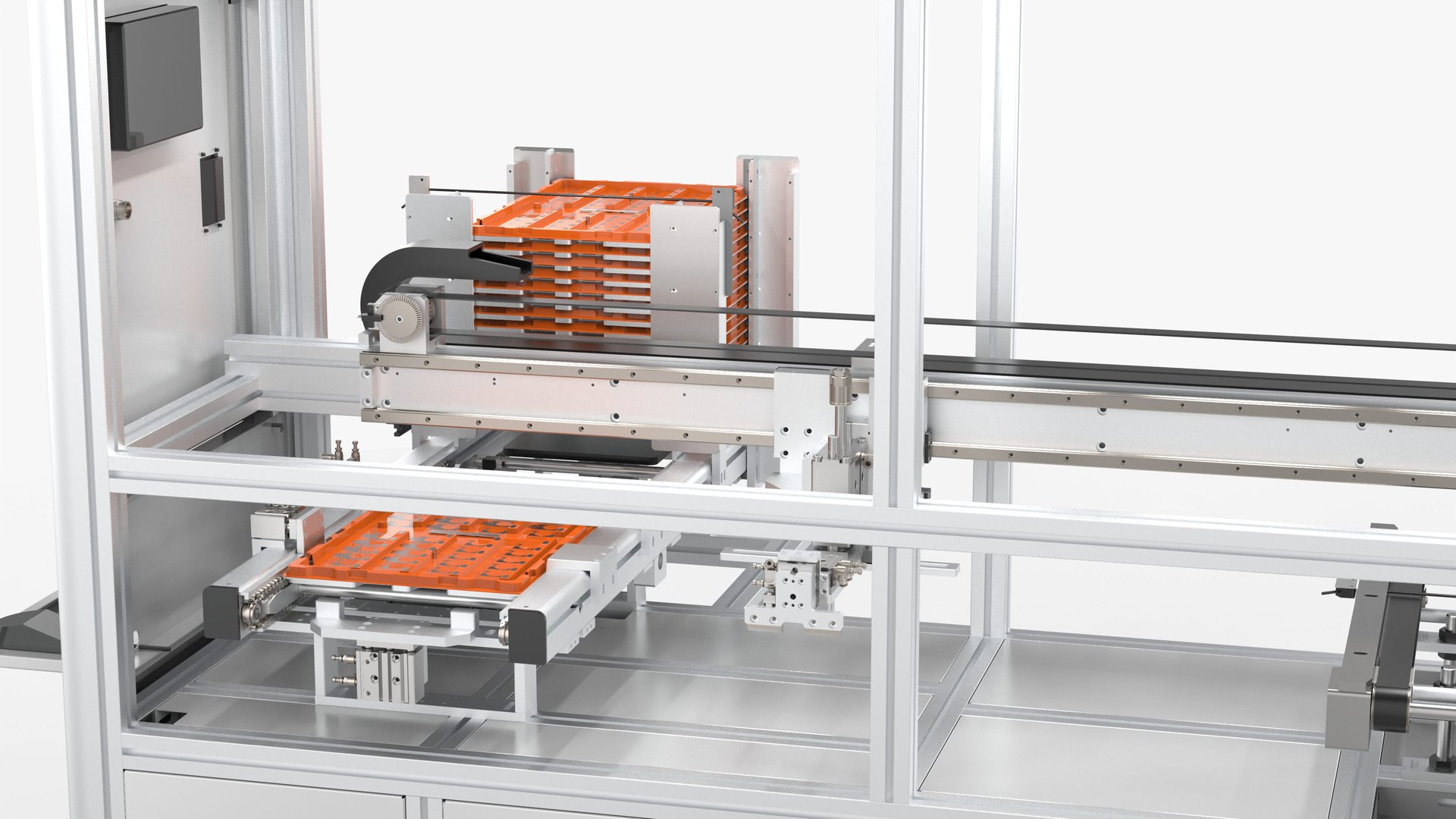 3D Automatic Tray Positioning And Recycling Machine - TurboSquid 2127941