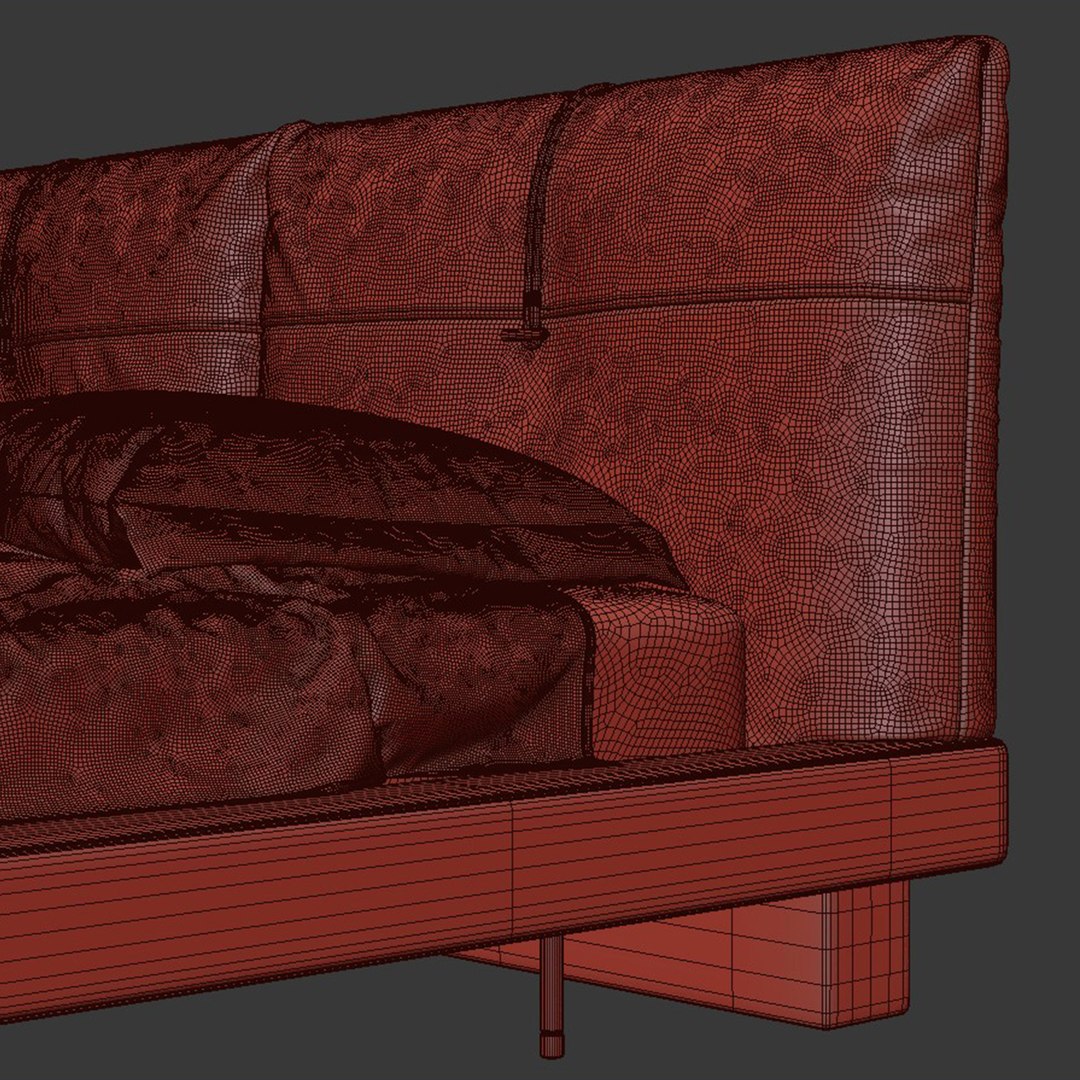 Gamma Arredamenti Jack Night Bed 3D Model - TurboSquid 2065074