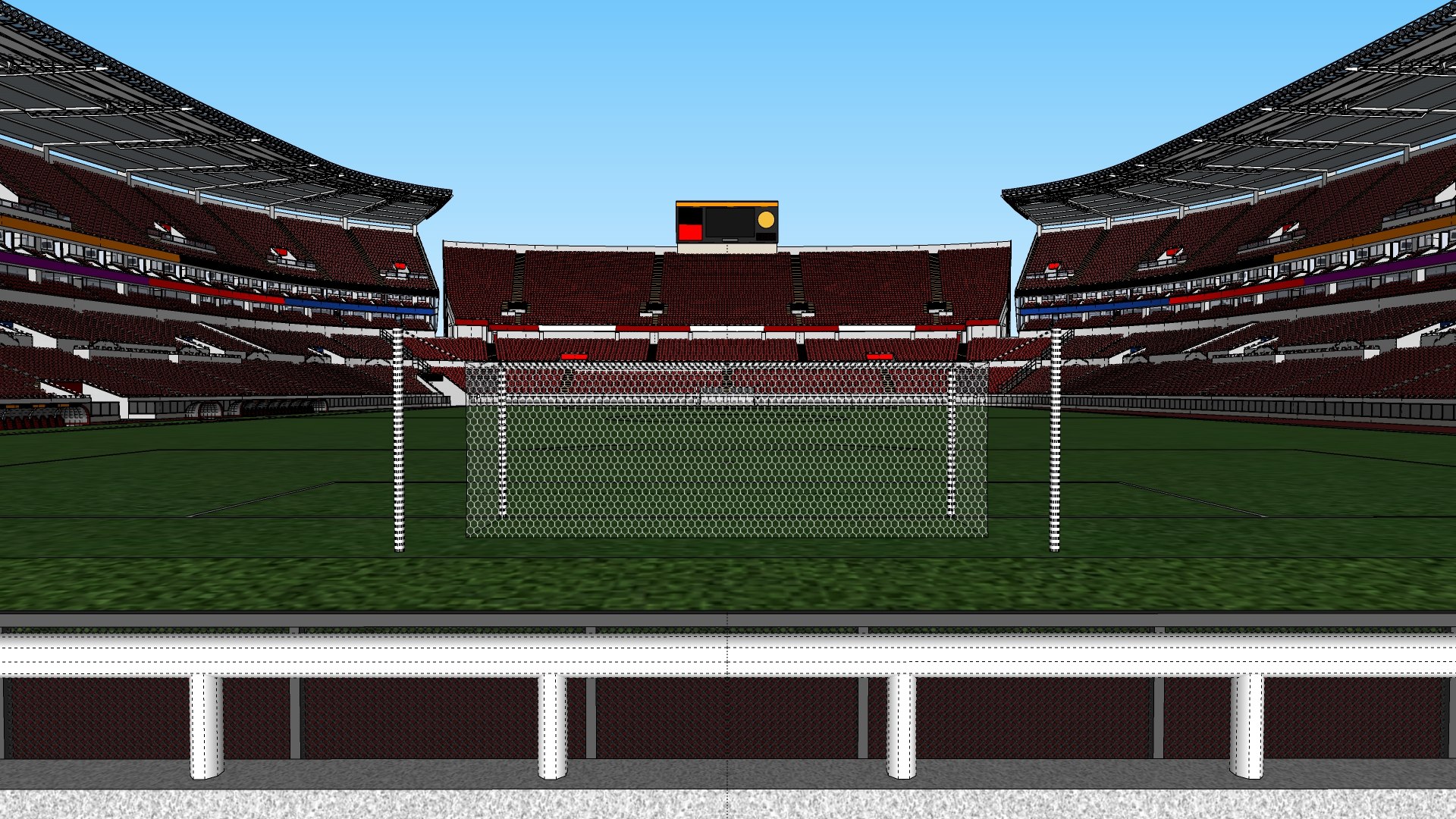 Fictional old stadium - model - TurboSquid 1673140