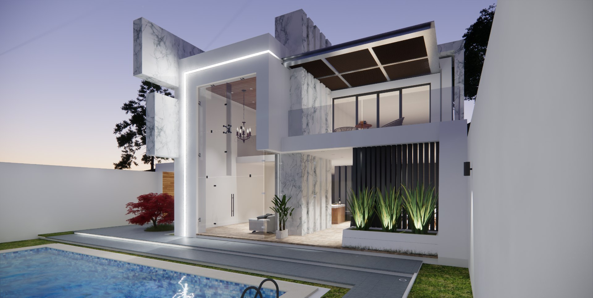 Modern House-A2 3D Model - TurboSquid 2007415