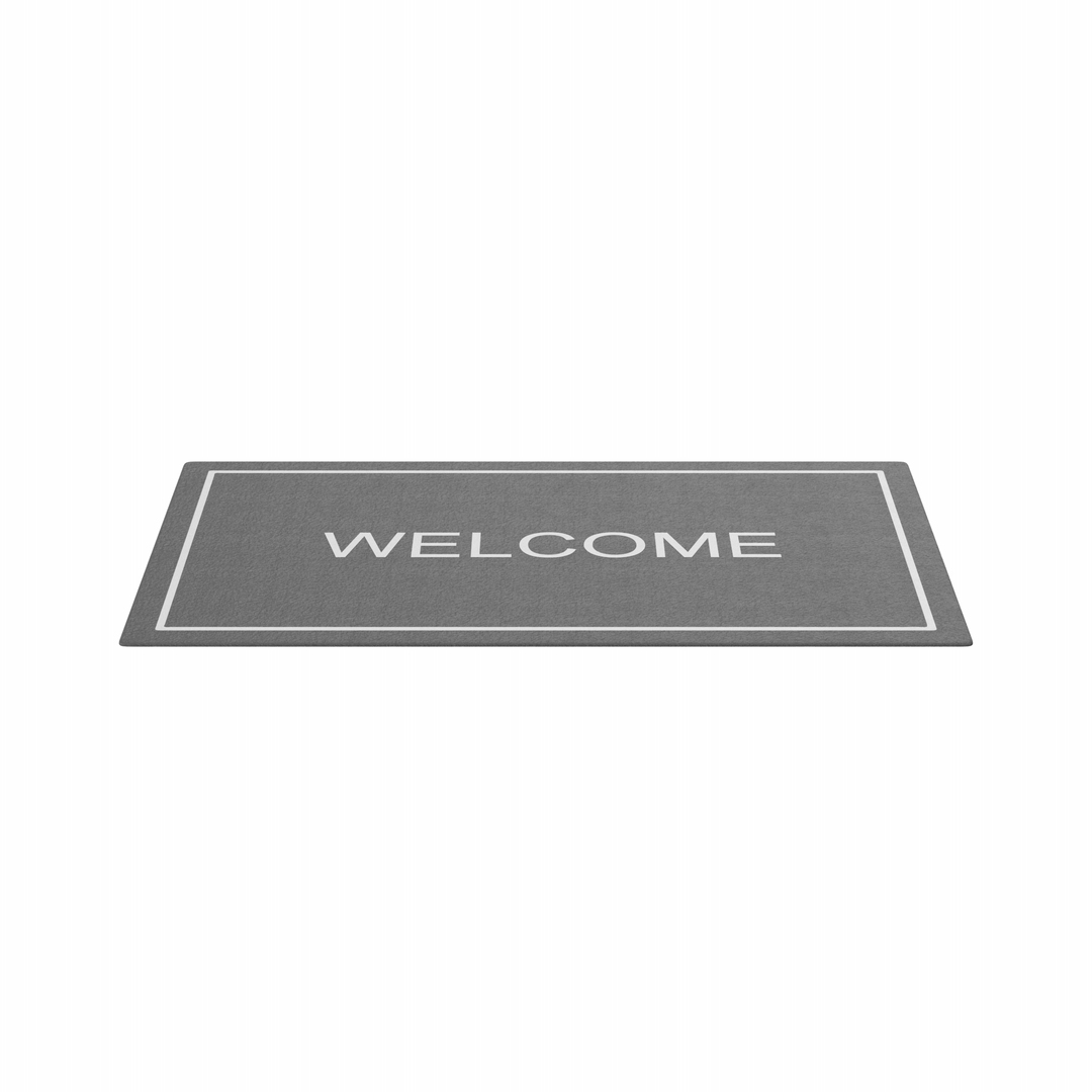 Grey Welcome Embossed Mat 3D model - TurboSquid 2173533