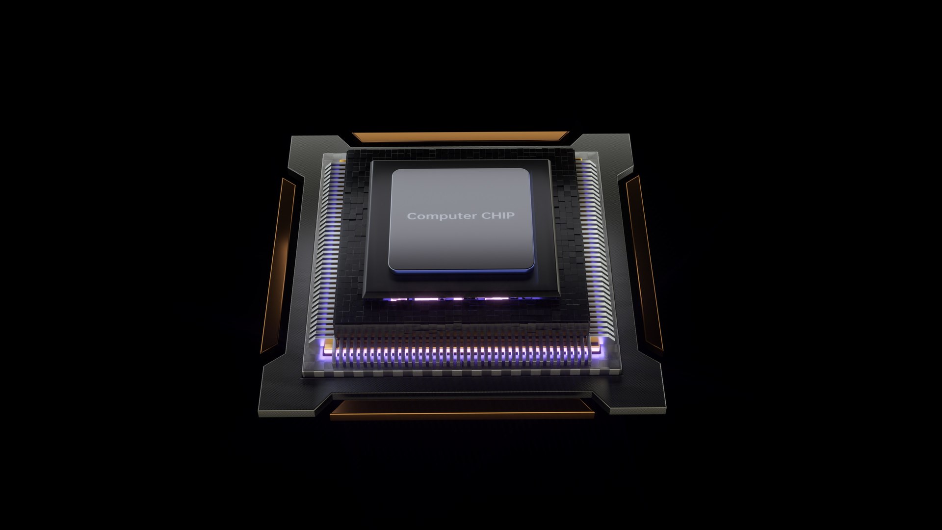 Product CPU Technology Chip 3D Model - TurboSquid 2121438