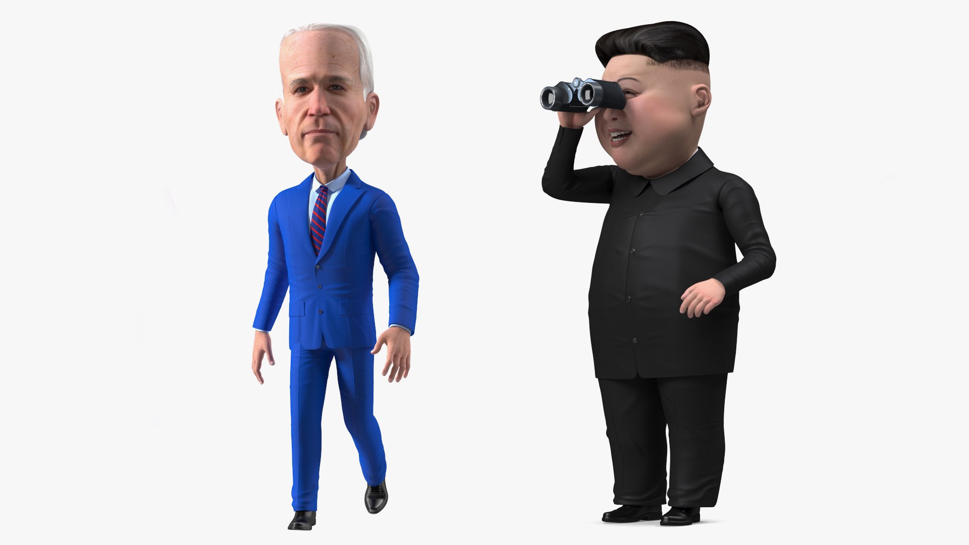 3D Rigged Cartoon Statesmans Collection for Modo - TurboSquid 1905232