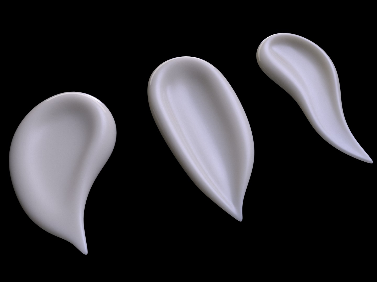 Cream Liquid 3D Model - TurboSquid 1440174