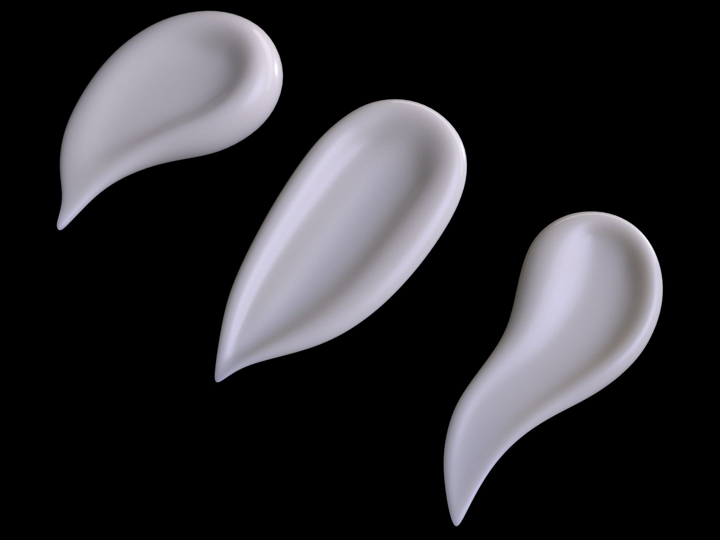 Cream Liquid 3D Model - TurboSquid 1440174