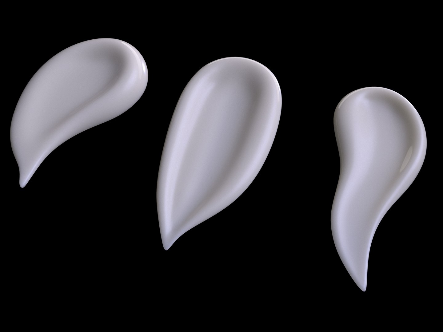 Cream Liquid 3D Model - TurboSquid 1440174