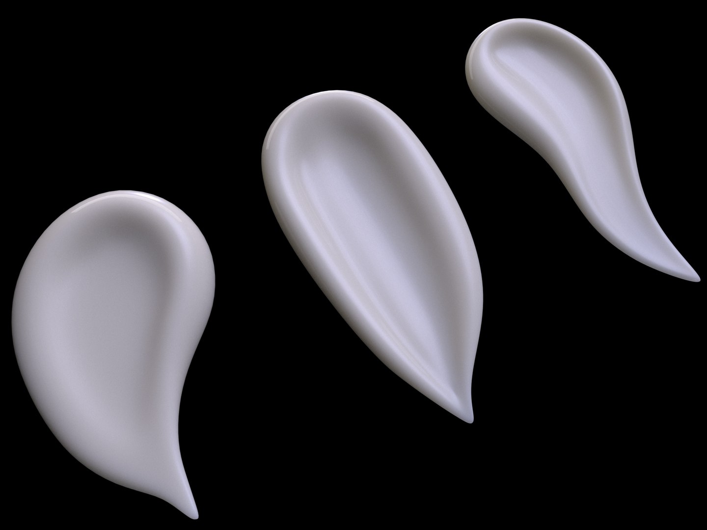 Cream Liquid 3D Model - TurboSquid 1440174