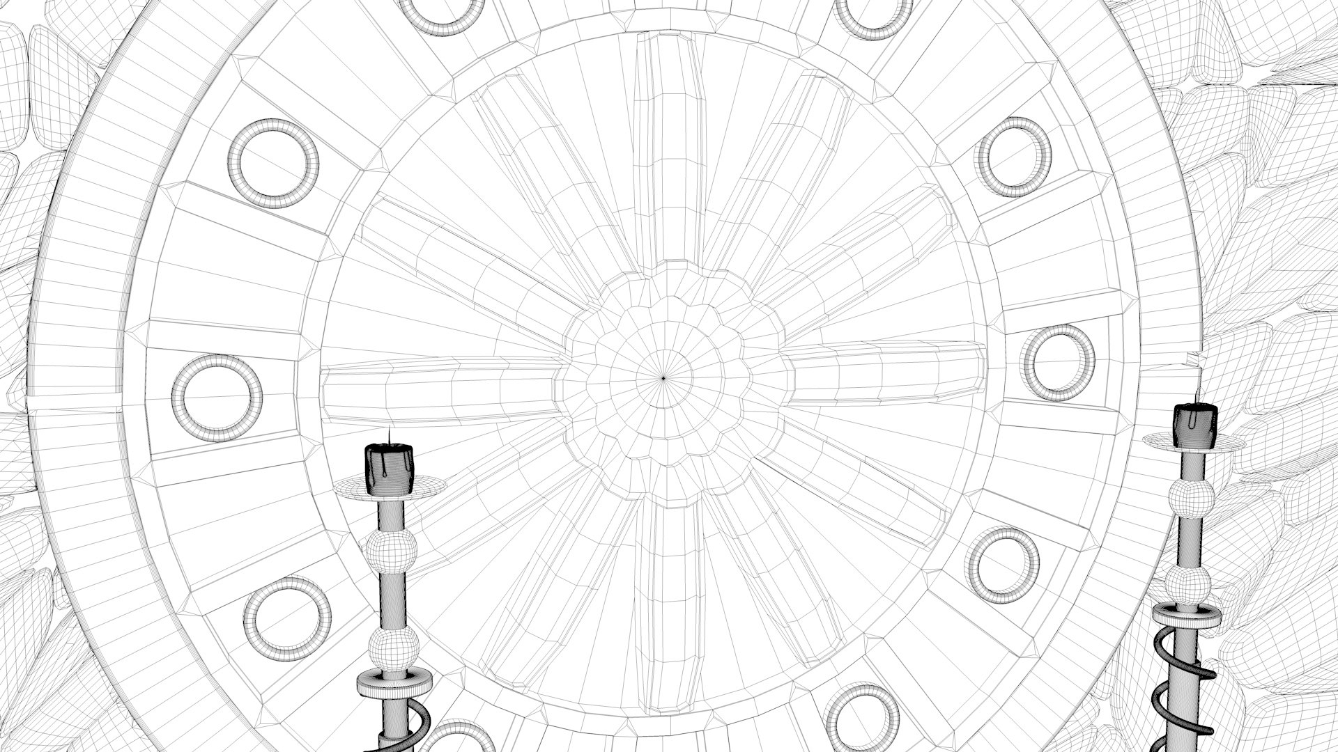 Gothic Chamber Background Environment 3D Model - TurboSquid 2335889