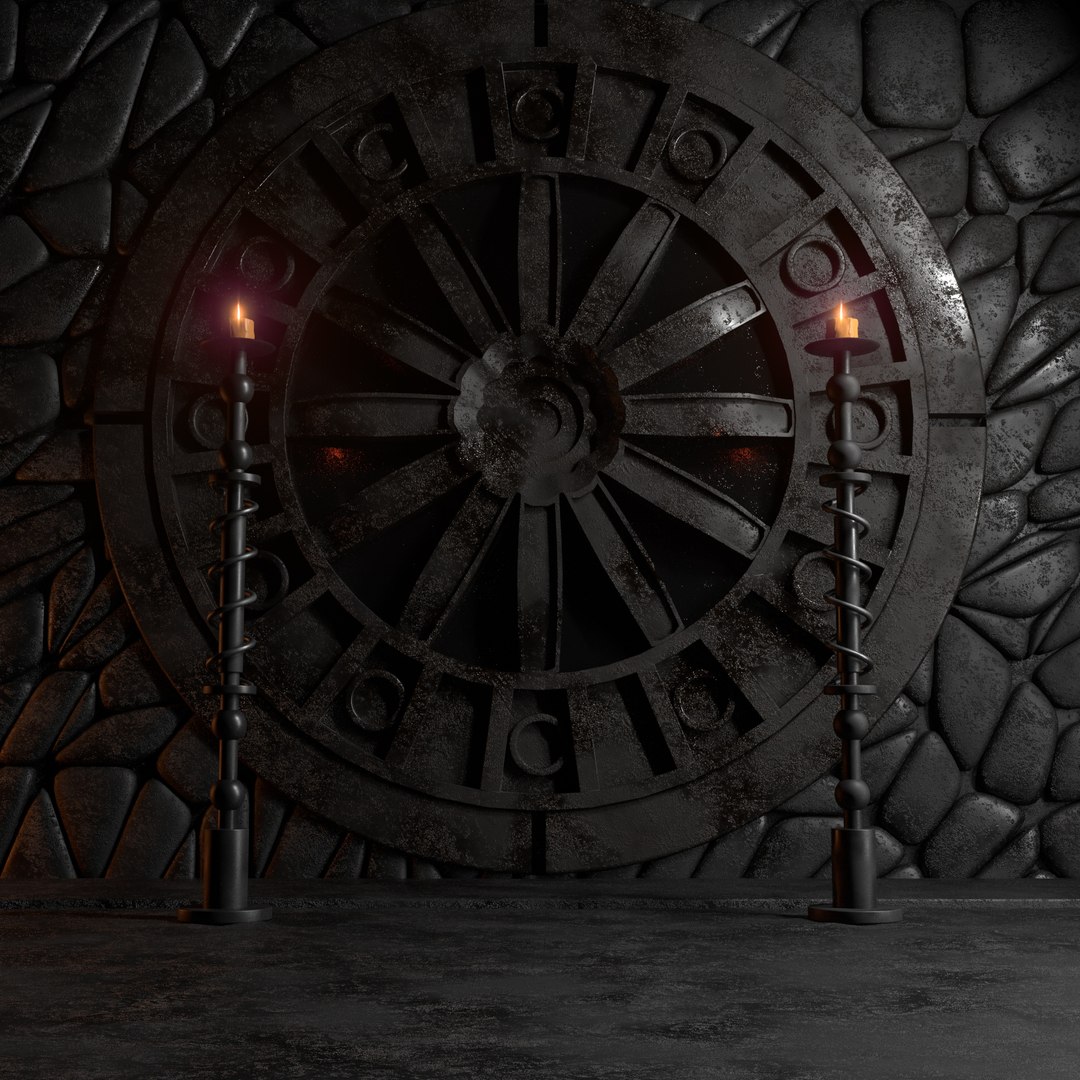 Gothic Chamber Background Environment 3D Model - TurboSquid 2335889