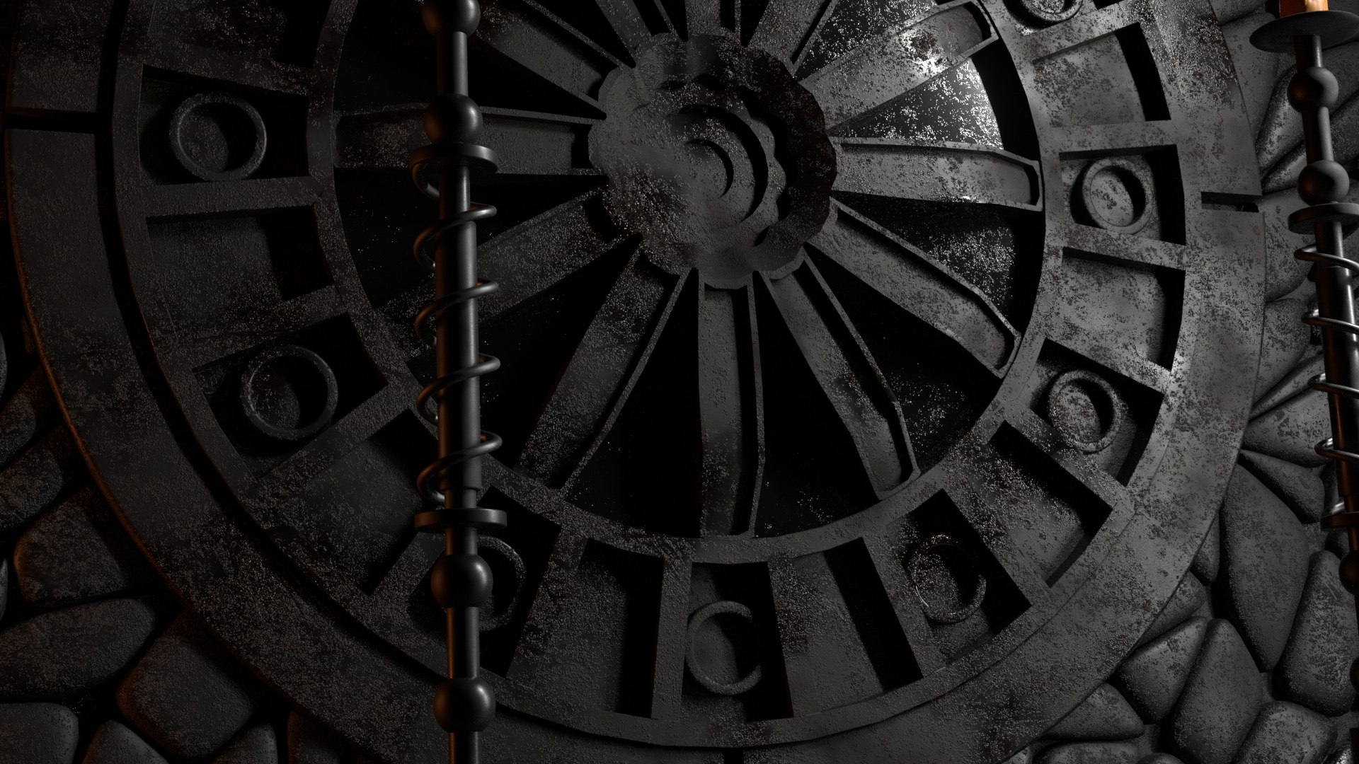 Gothic Chamber Background Environment 3D Model - TurboSquid 2335889