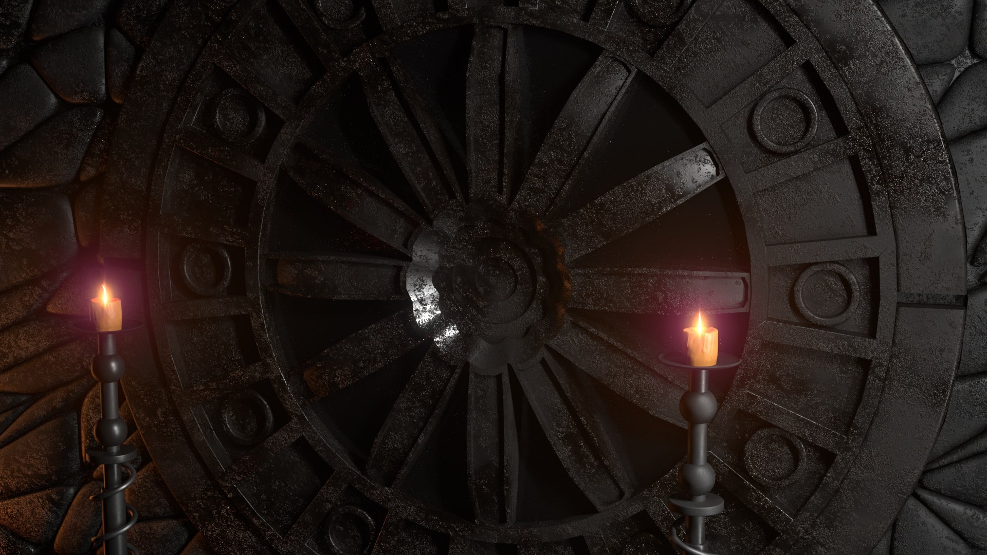 Gothic Chamber Background Environment 3D Model - TurboSquid 2335889