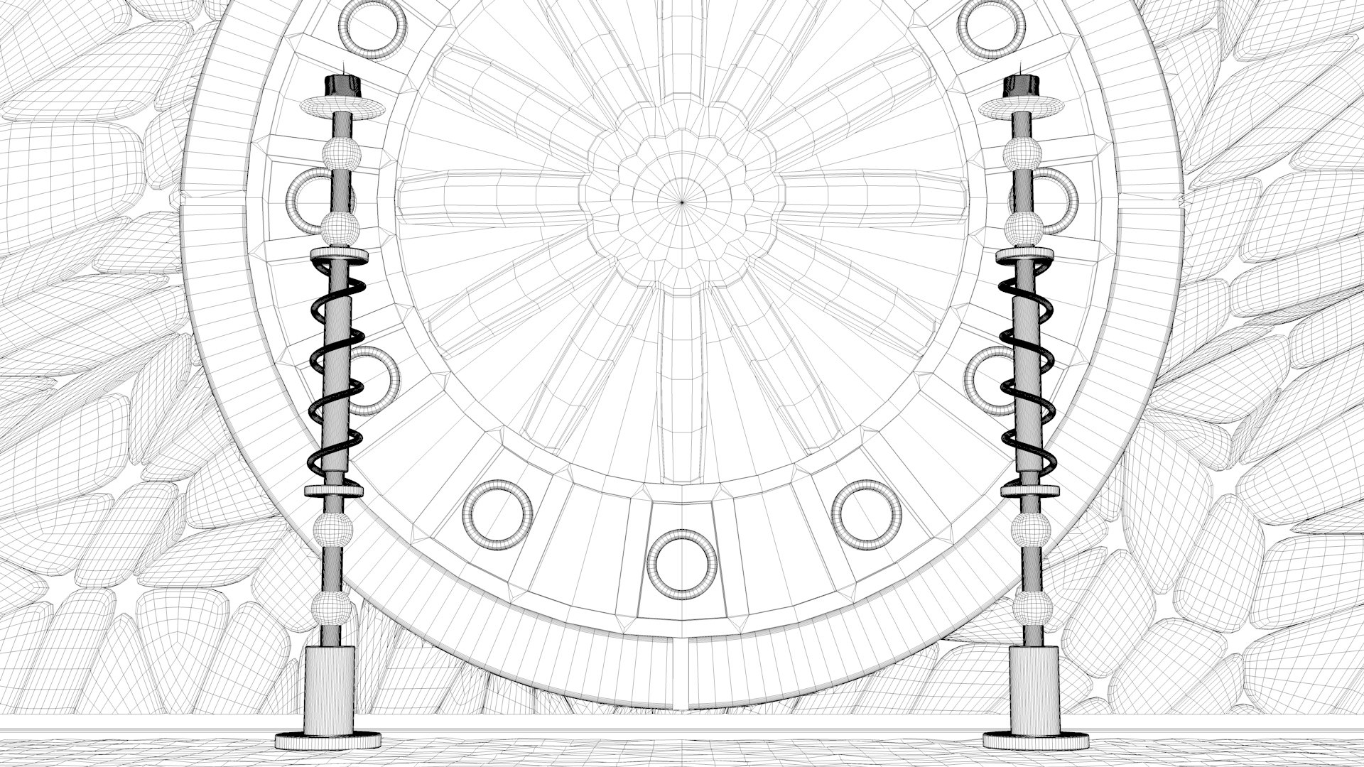 Gothic Chamber Background Environment 3D Model - TurboSquid 2335889