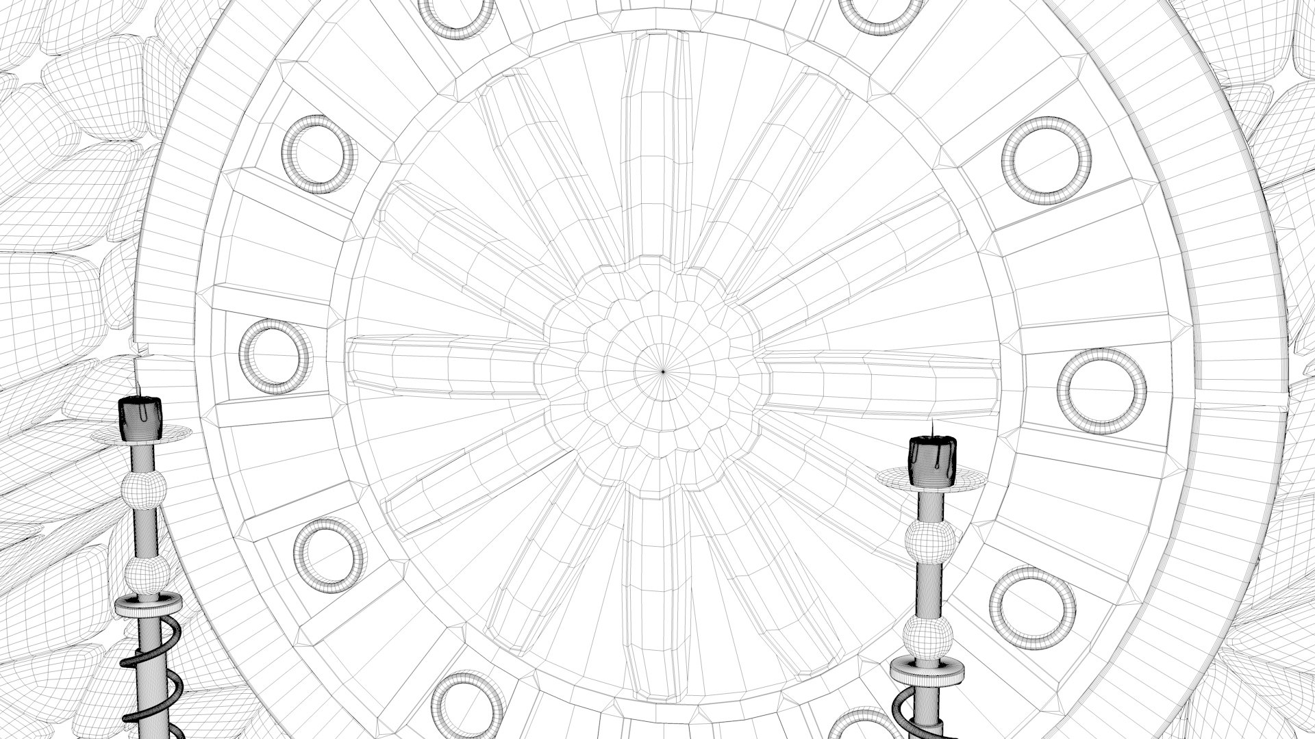 Gothic Chamber Background Environment 3D Model - TurboSquid 2335889