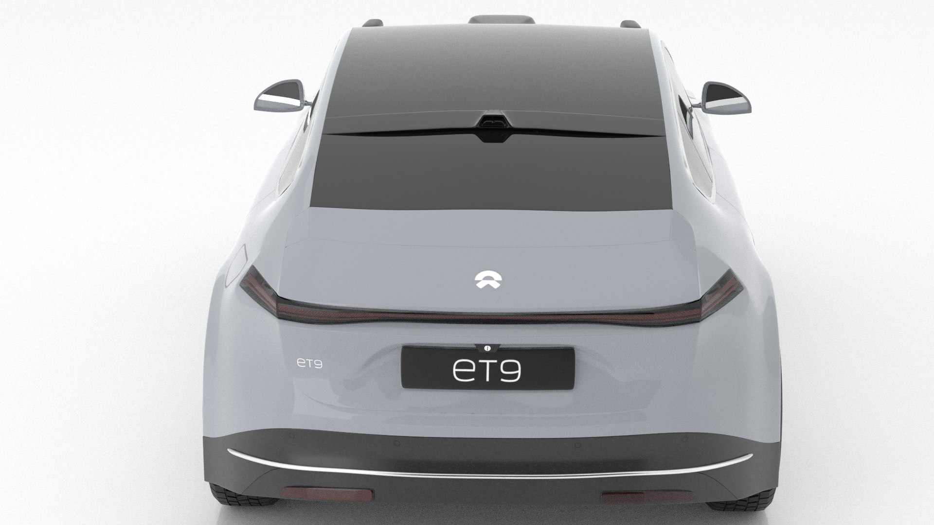 3D Nio ET9 Electric Car 3D Model 2025 Moon Silver - TurboSquid 2381676
