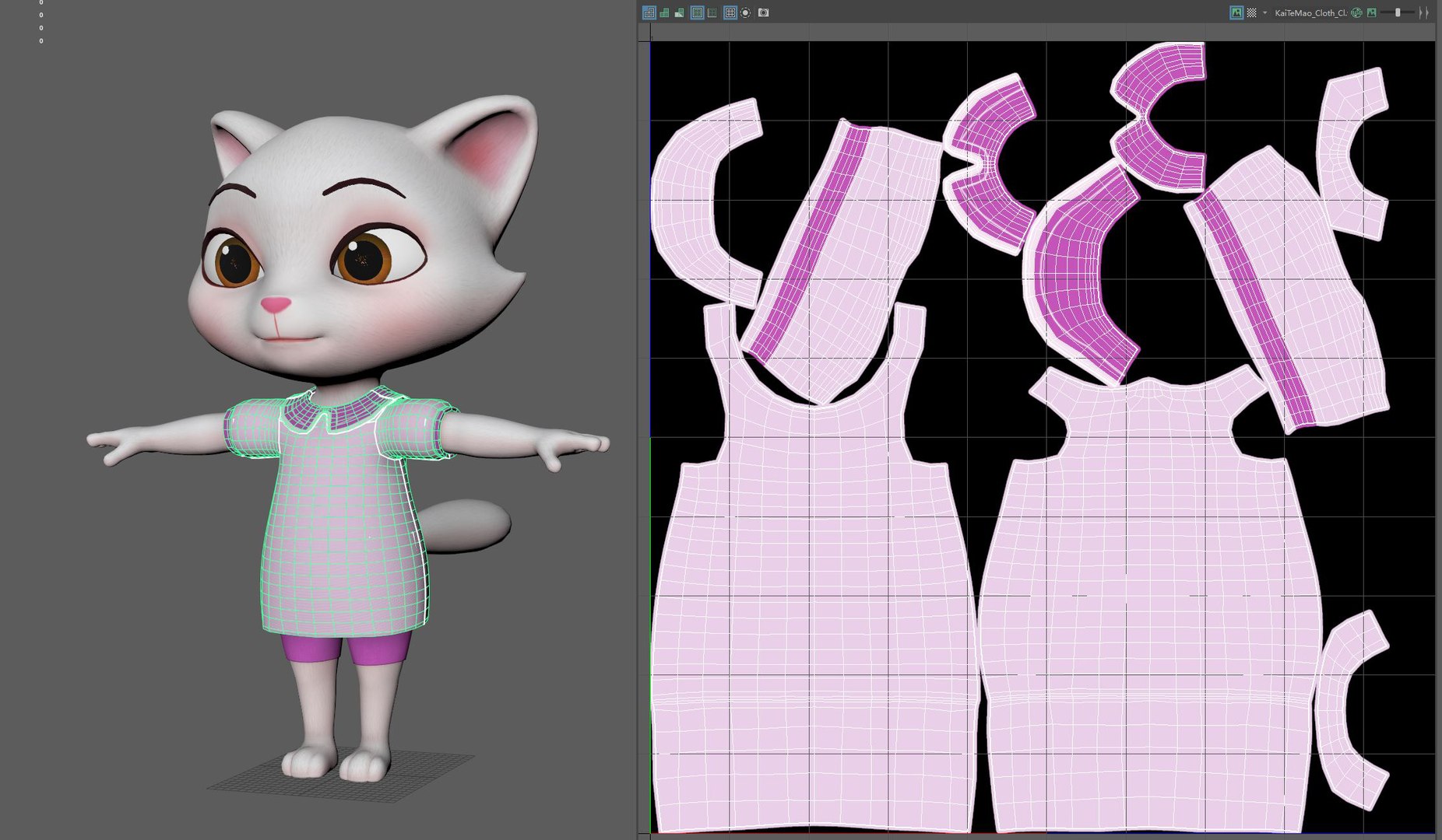 Cartoon Cat Model - TurboSquid 2309605