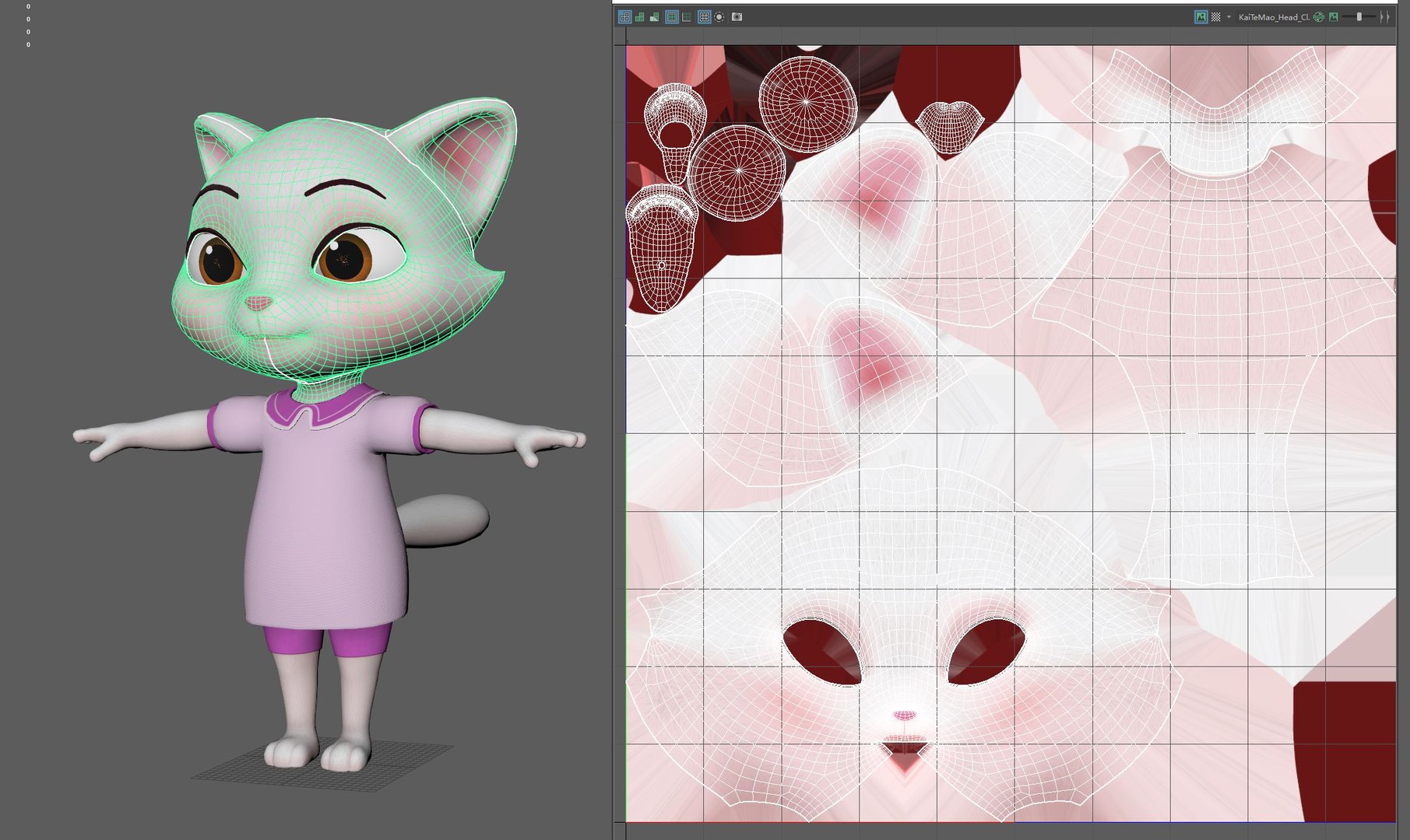 Cartoon Cat Model - TurboSquid 2309605