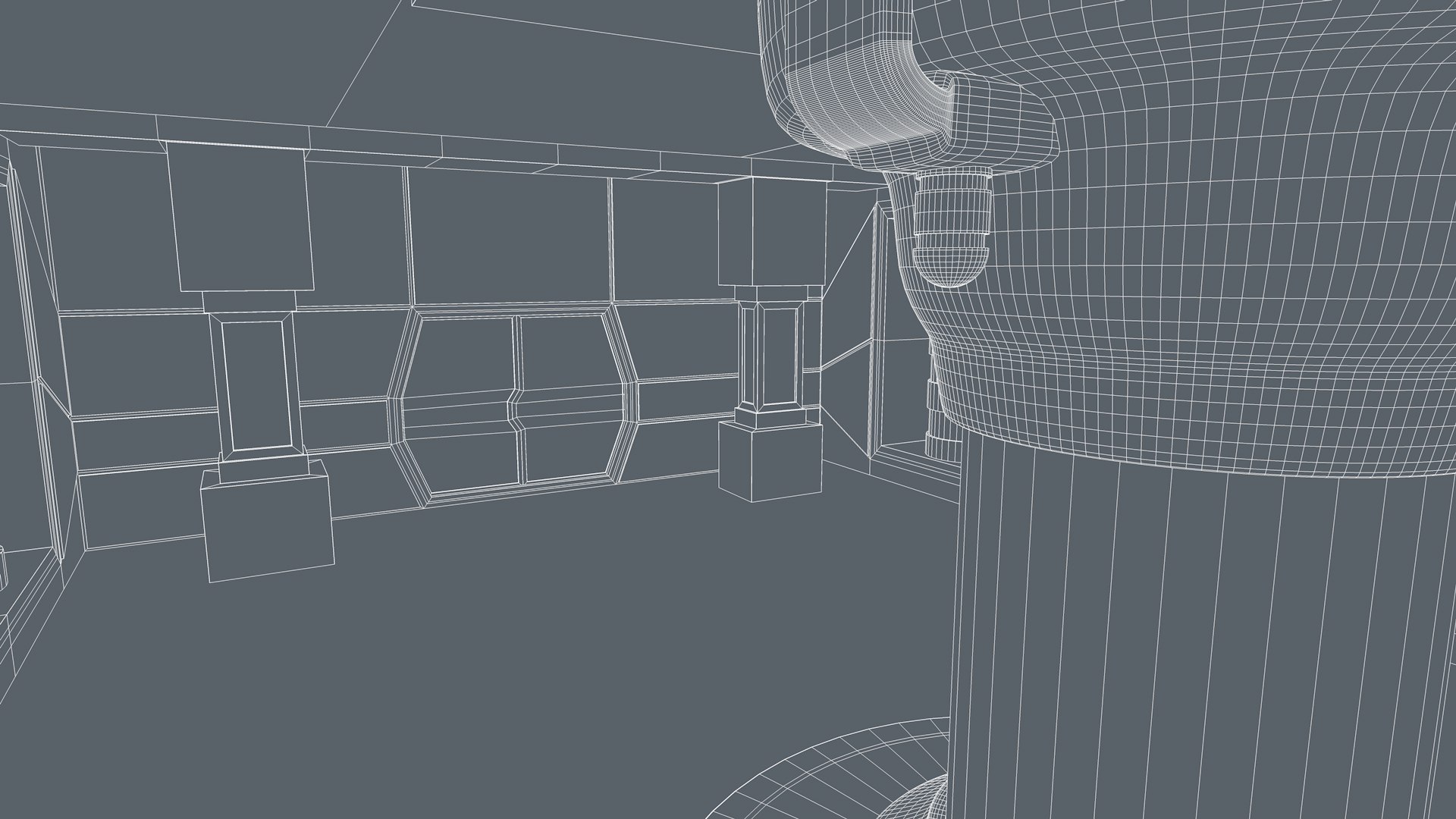 Sci Fi Room 3D Model - TurboSquid 2390301