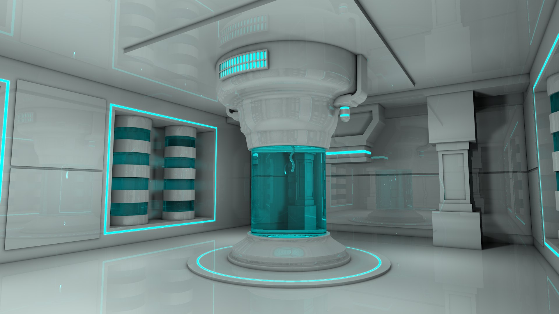 Sci Fi Room 3D Model - TurboSquid 2390301