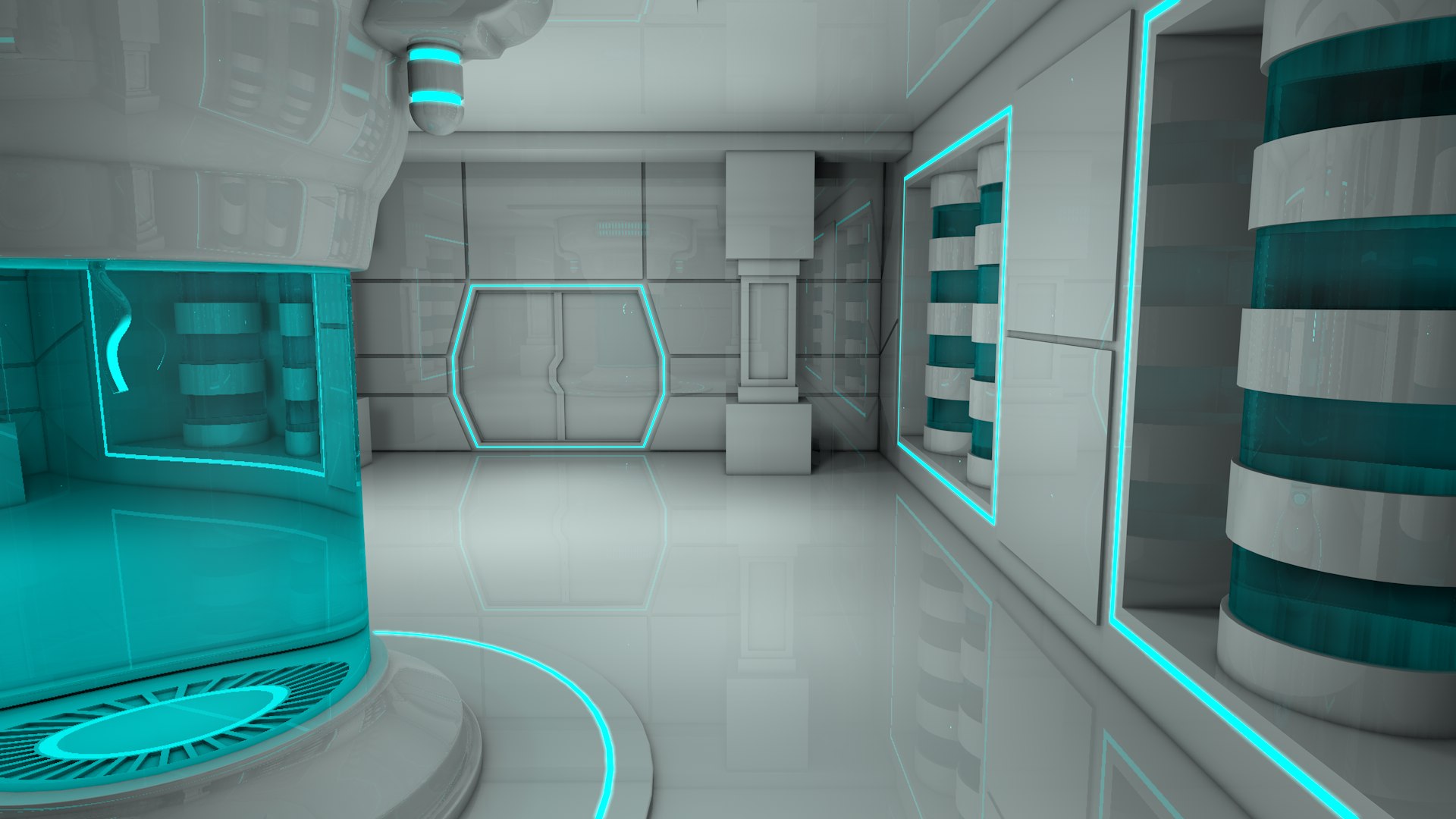 Sci Fi Room 3D Model - TurboSquid 2390301