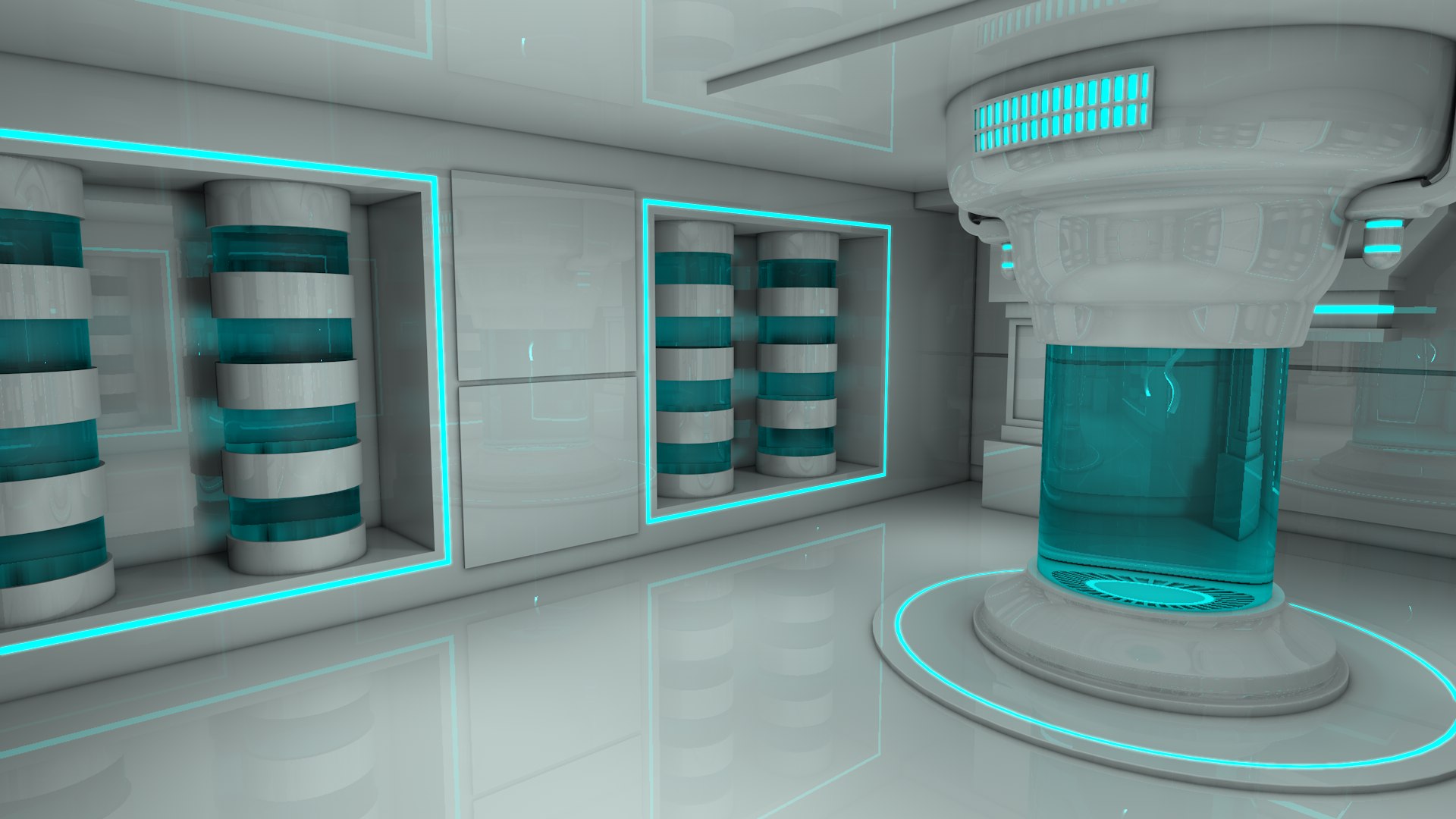 Sci Fi Room 3D Model - TurboSquid 2390301
