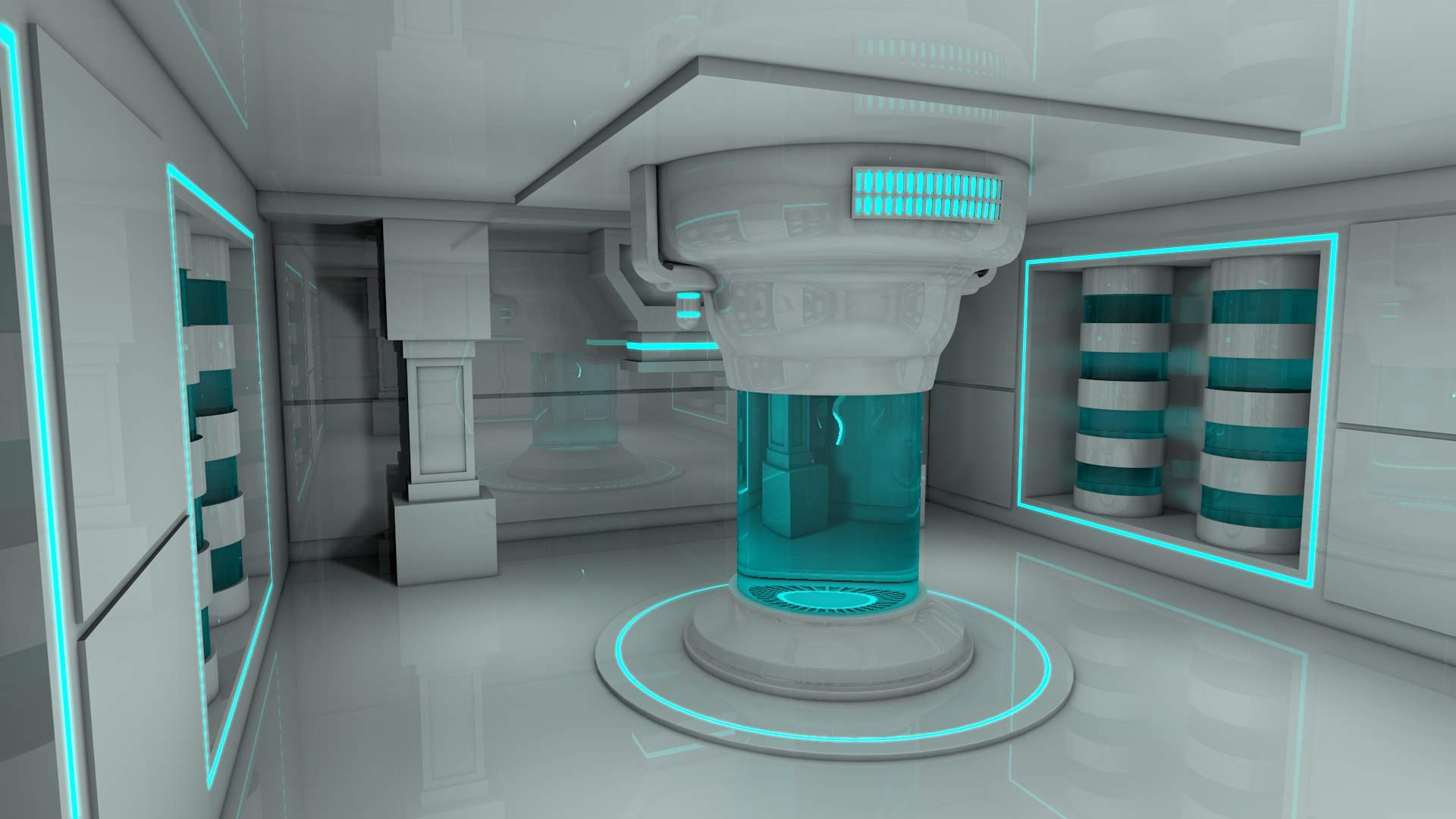Sci Fi Room 3D Model - TurboSquid 2390301