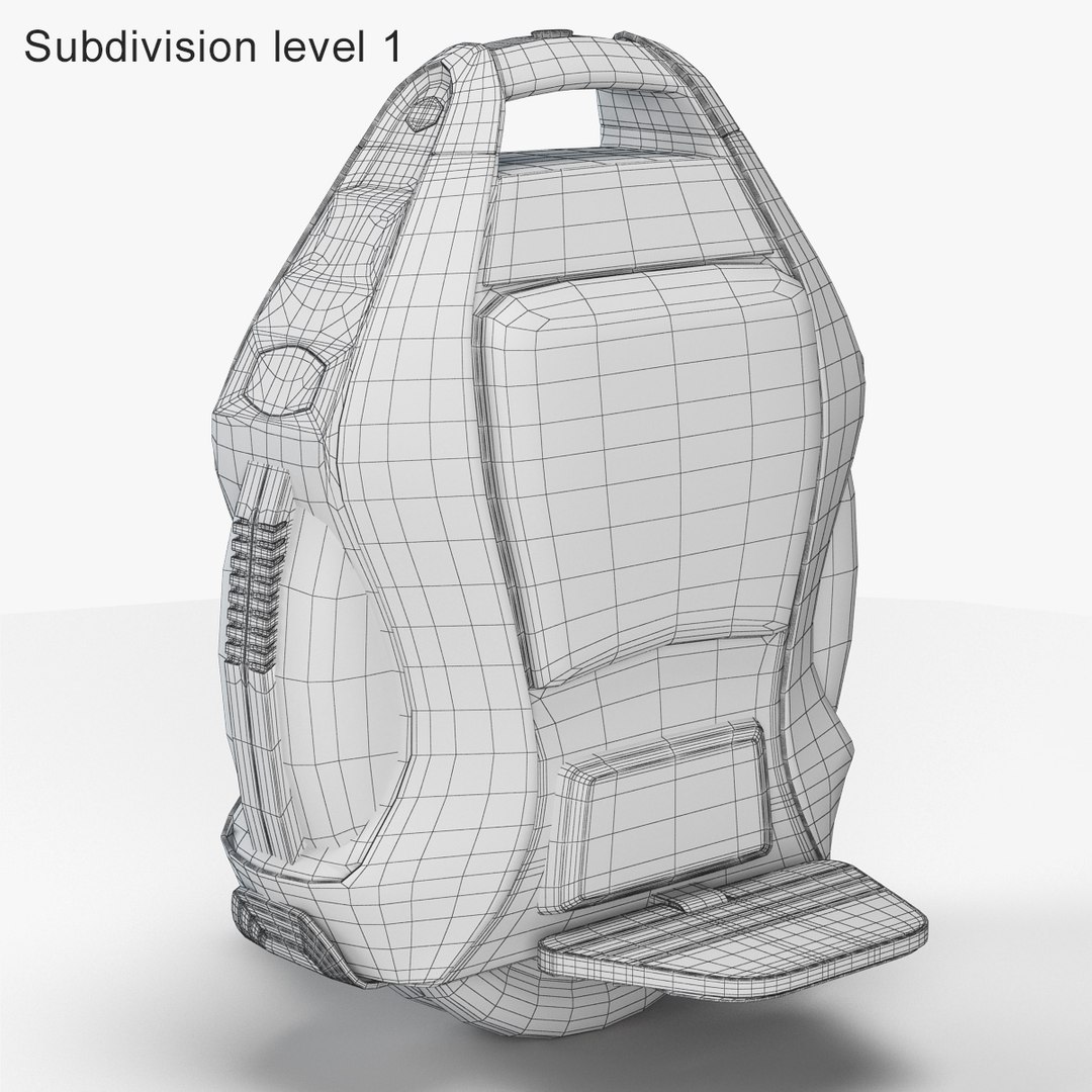 3d Model Unicycle Inmotion Scv V3