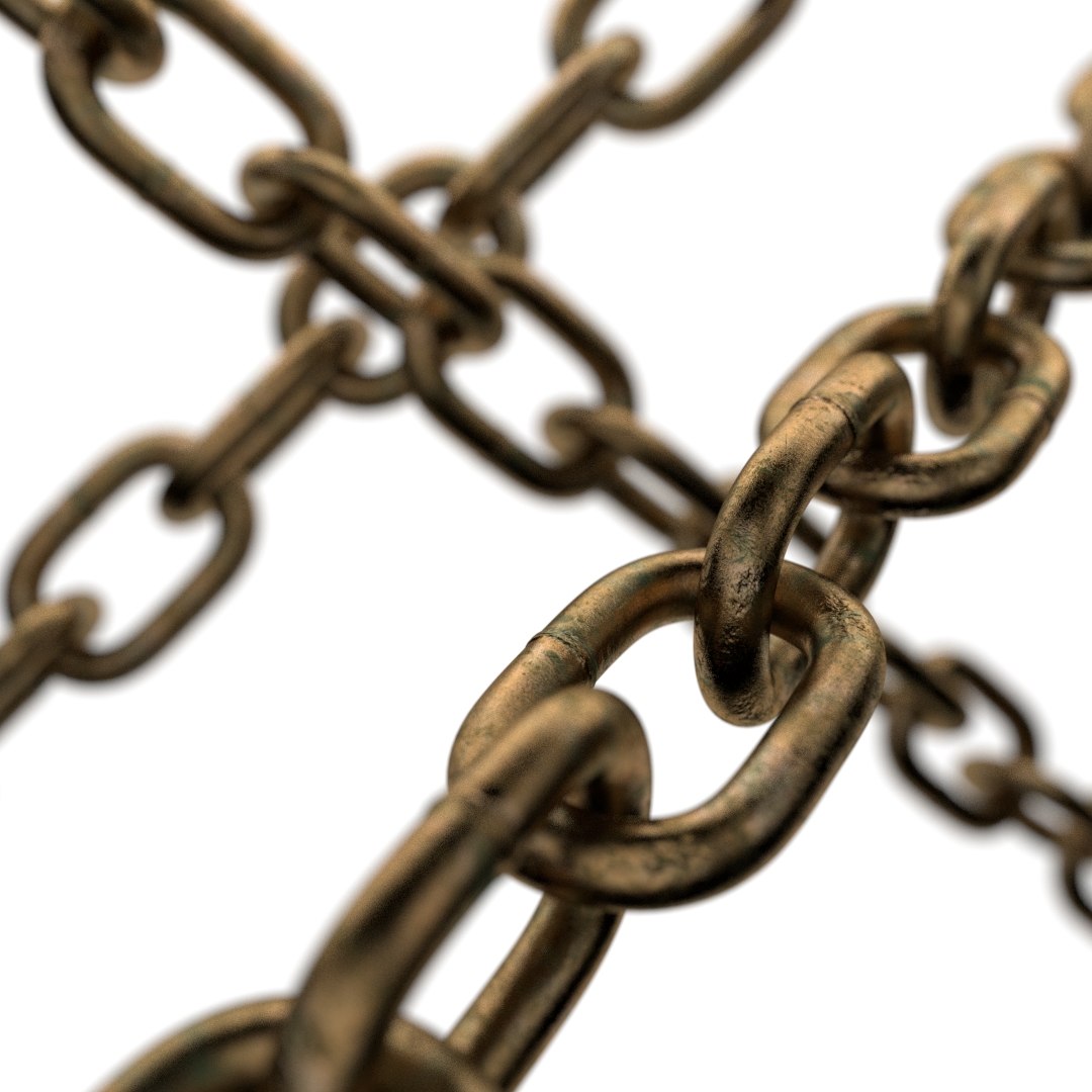 3D Model Old Chain - TurboSquid 1513307