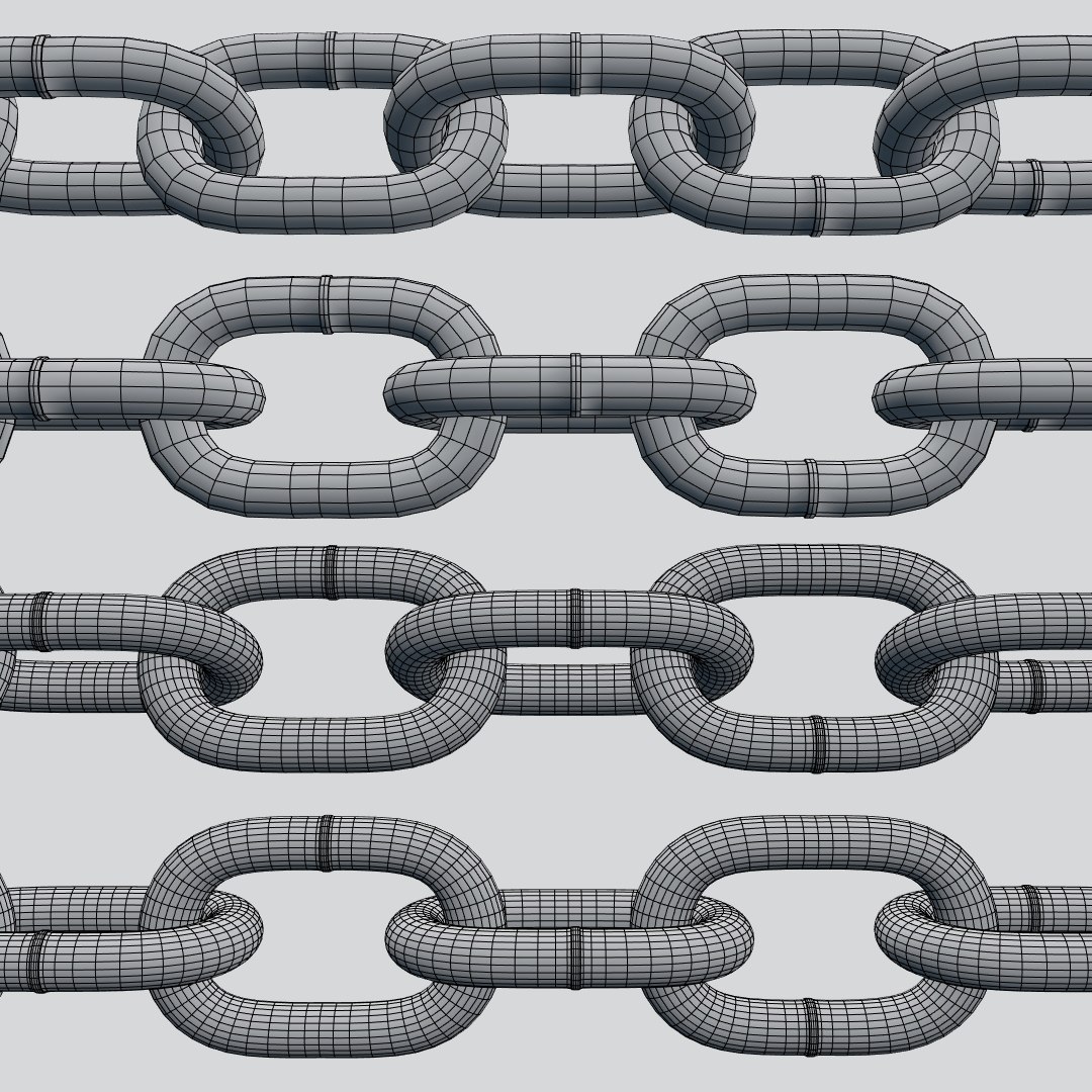 3D Model Old Chain - TurboSquid 1513307
