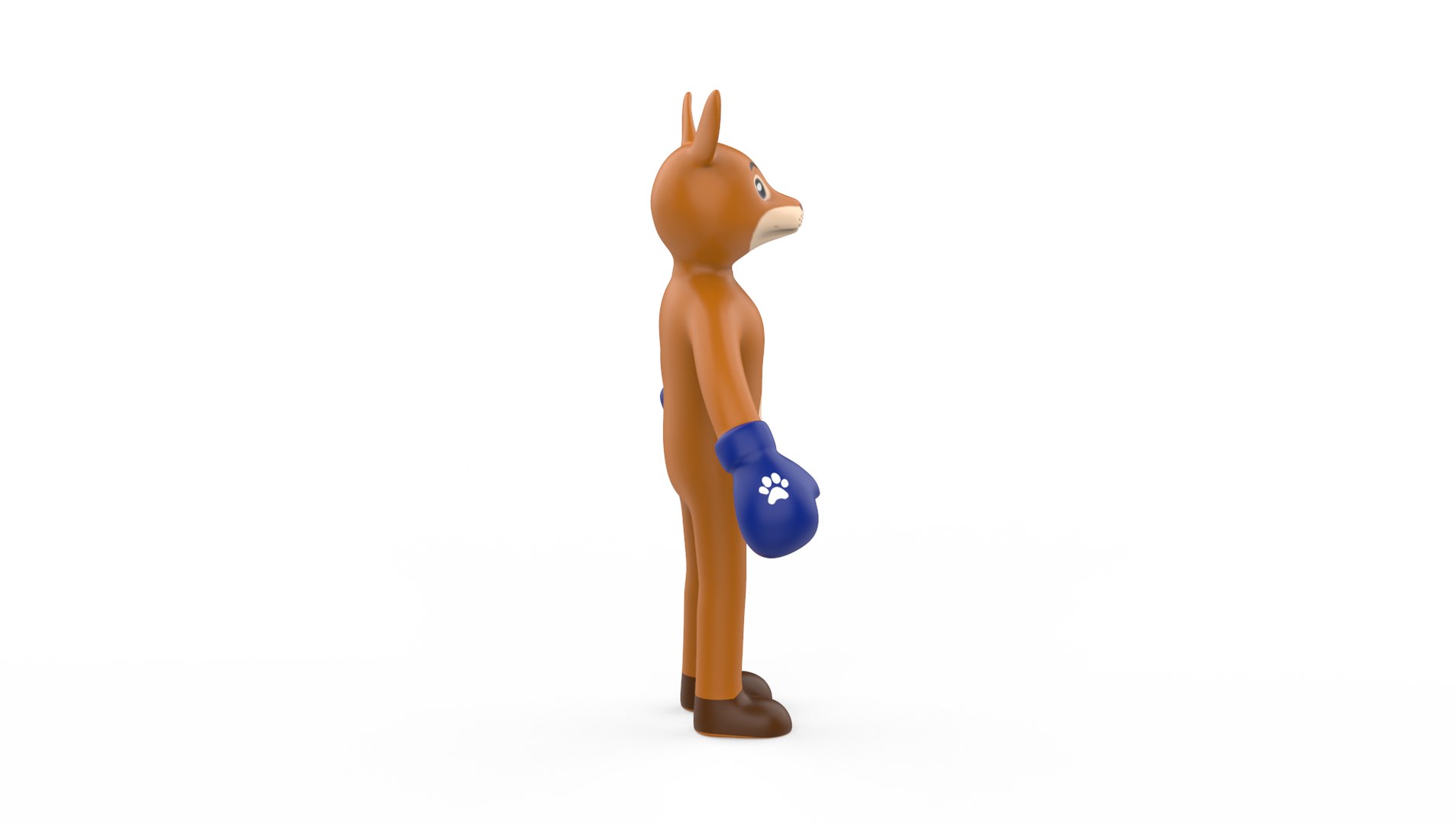 3D Boxing Kangaroo Animal Animated Model - TurboSquid 2168876