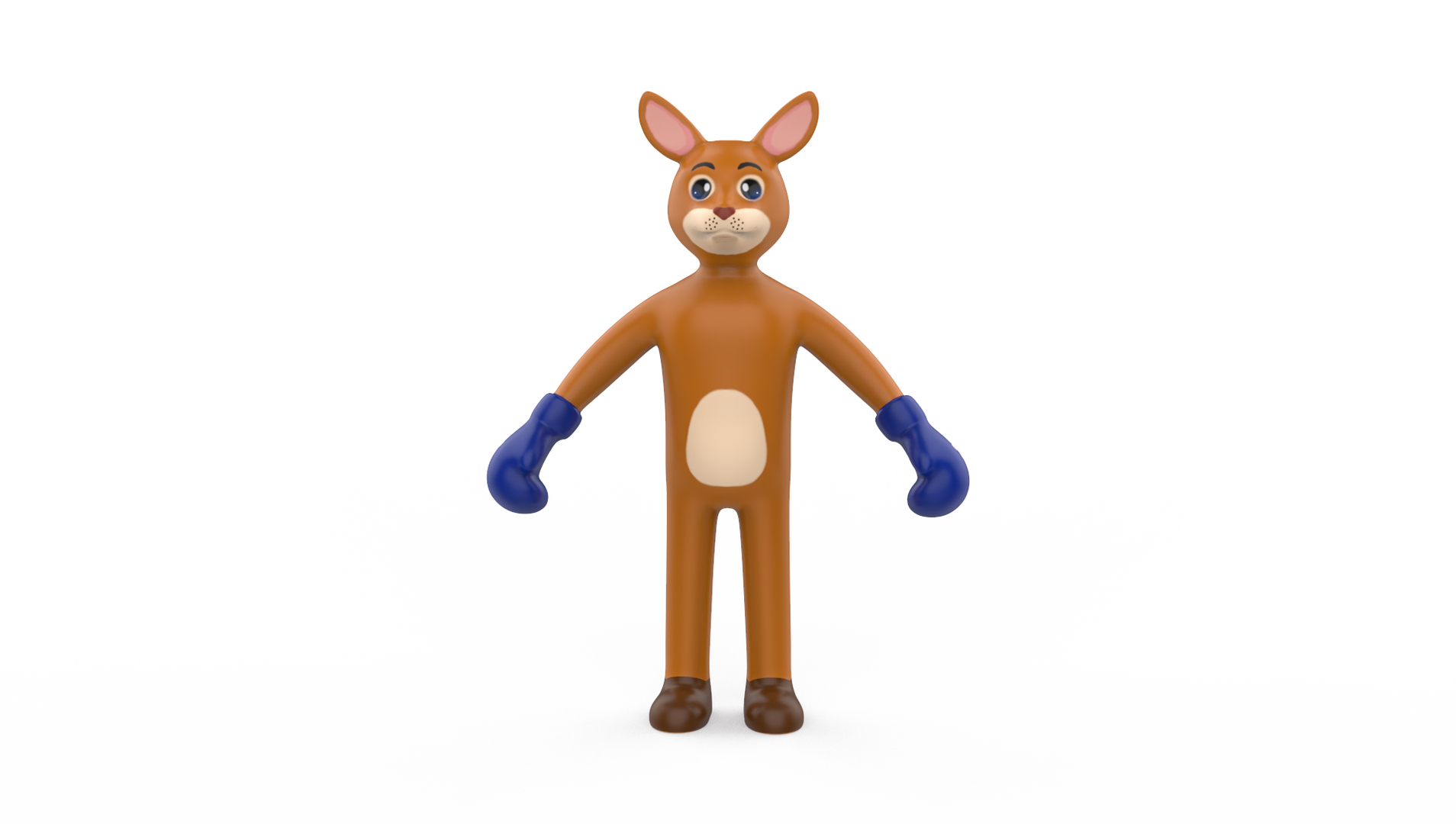 3D Boxing Kangaroo Animal Animated Model - TurboSquid 2168876